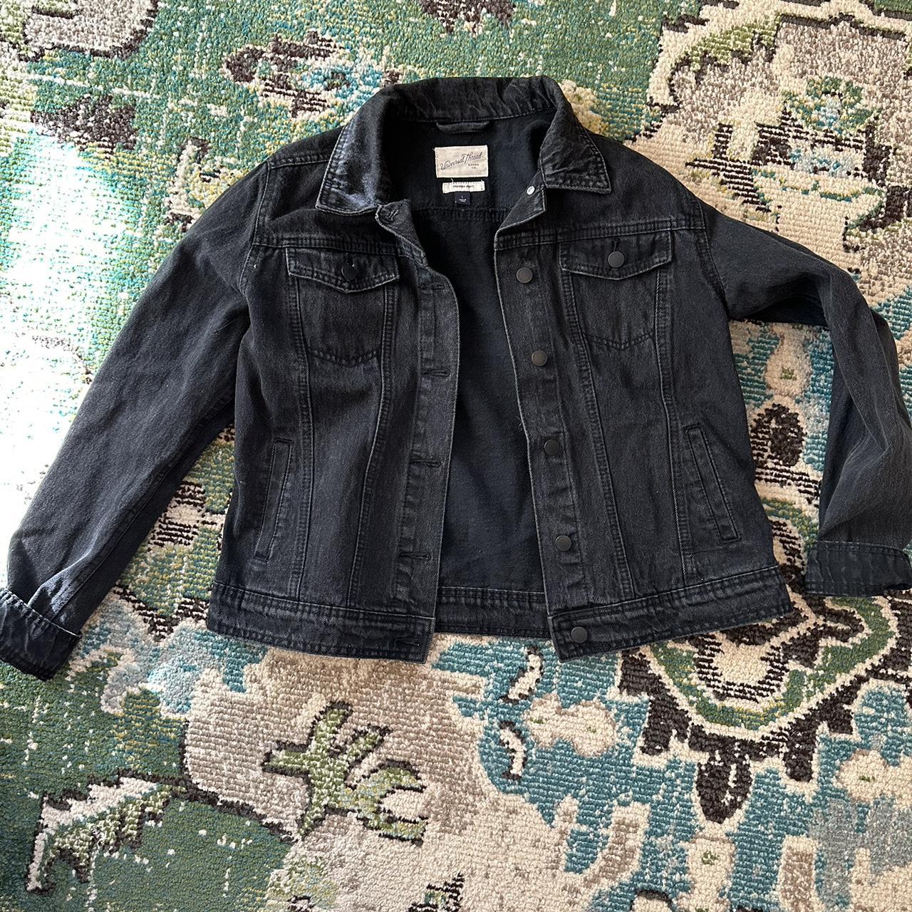 Black denim jacket from Target - Depop