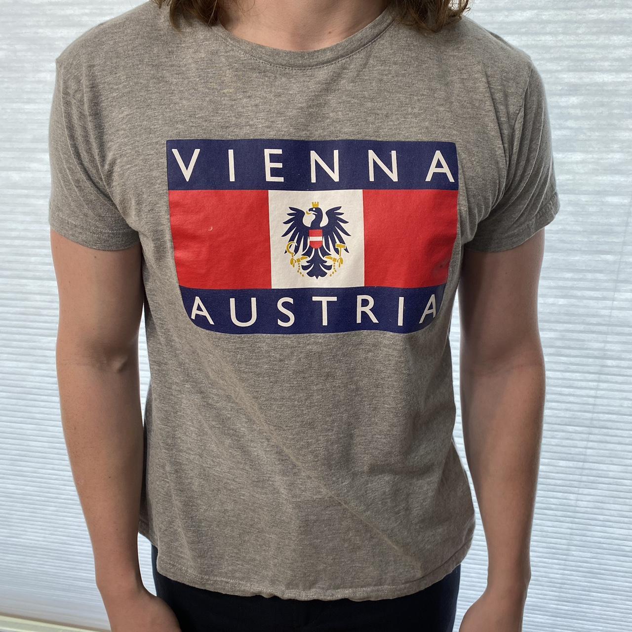 Vintage Vienna Austria flag tee 🇦🇹 #austria #vintage... - Depop
