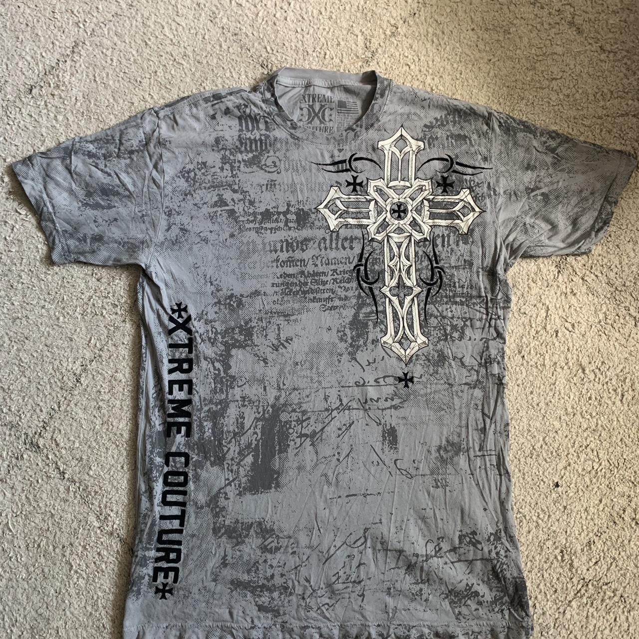 Xtreme couture tee Super sick graphic Size large - Depop