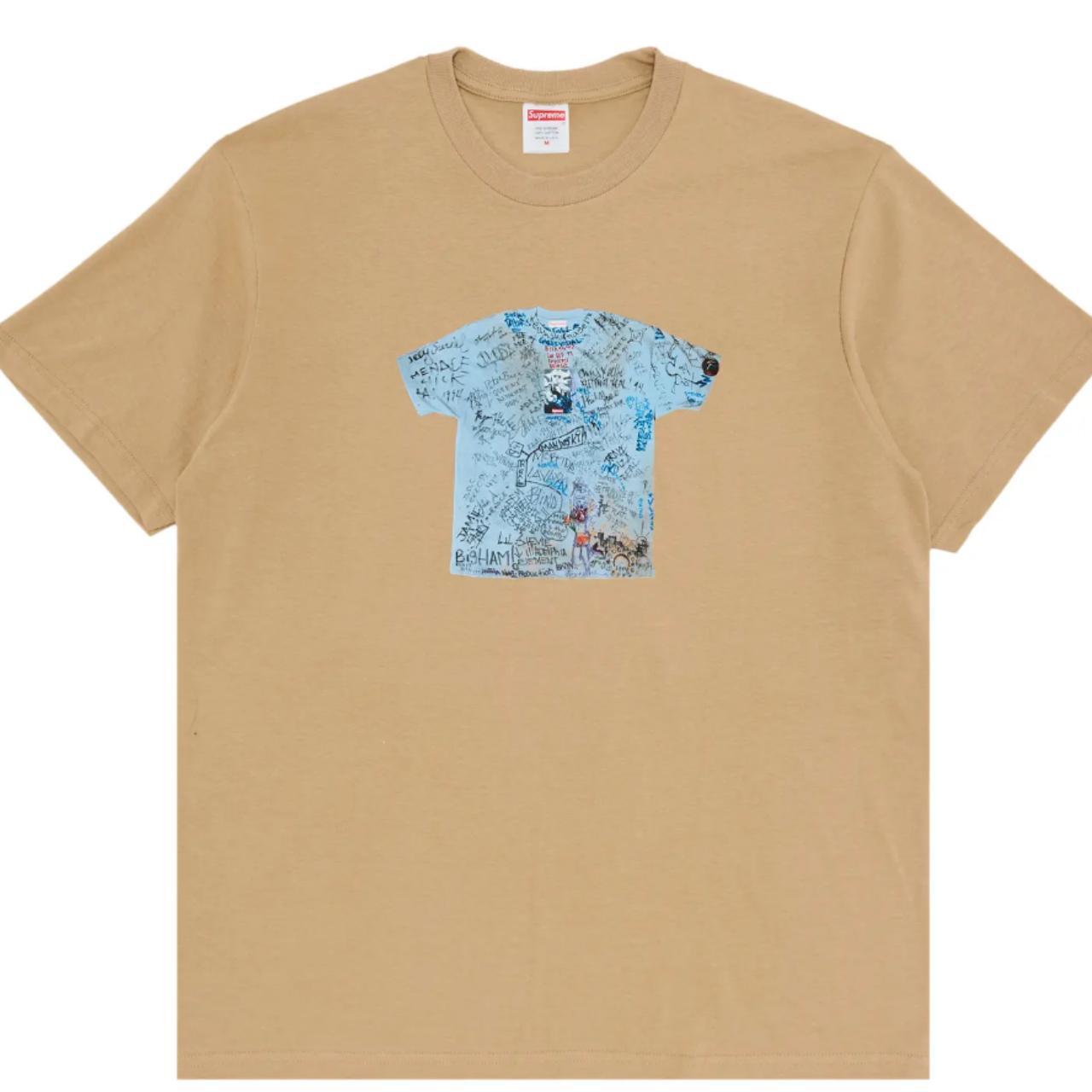 Supreme 30th Anniversary First Tee Khaki Men's | Depop