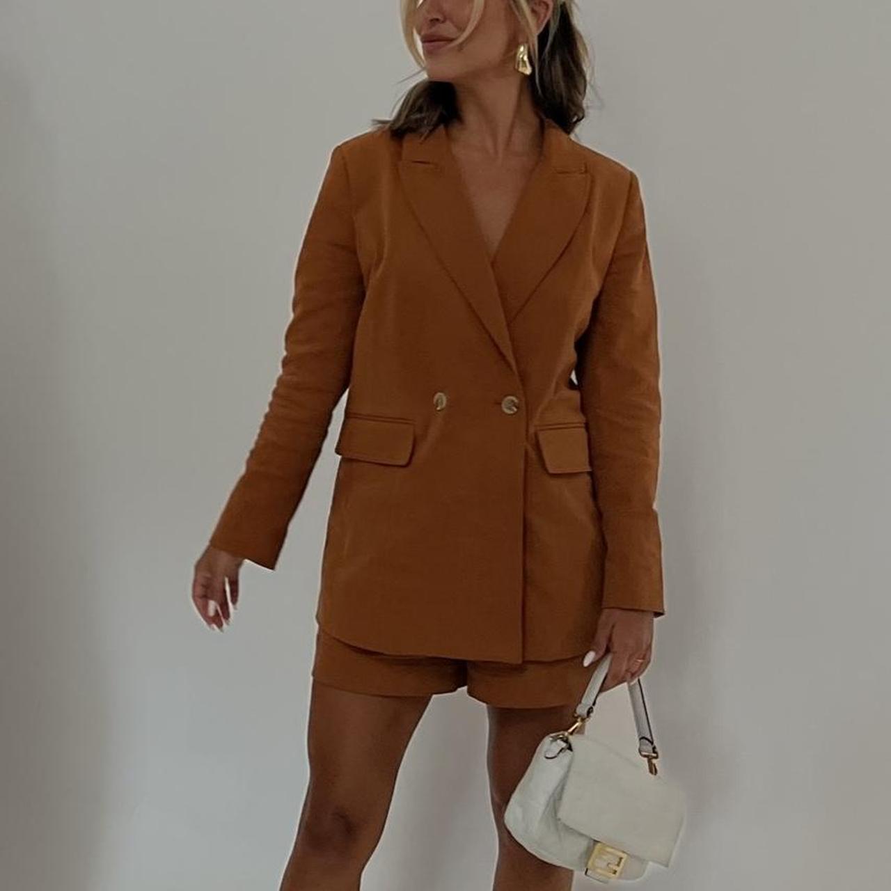 Saba orange blazer & matching shorts. Full set for... - Depop