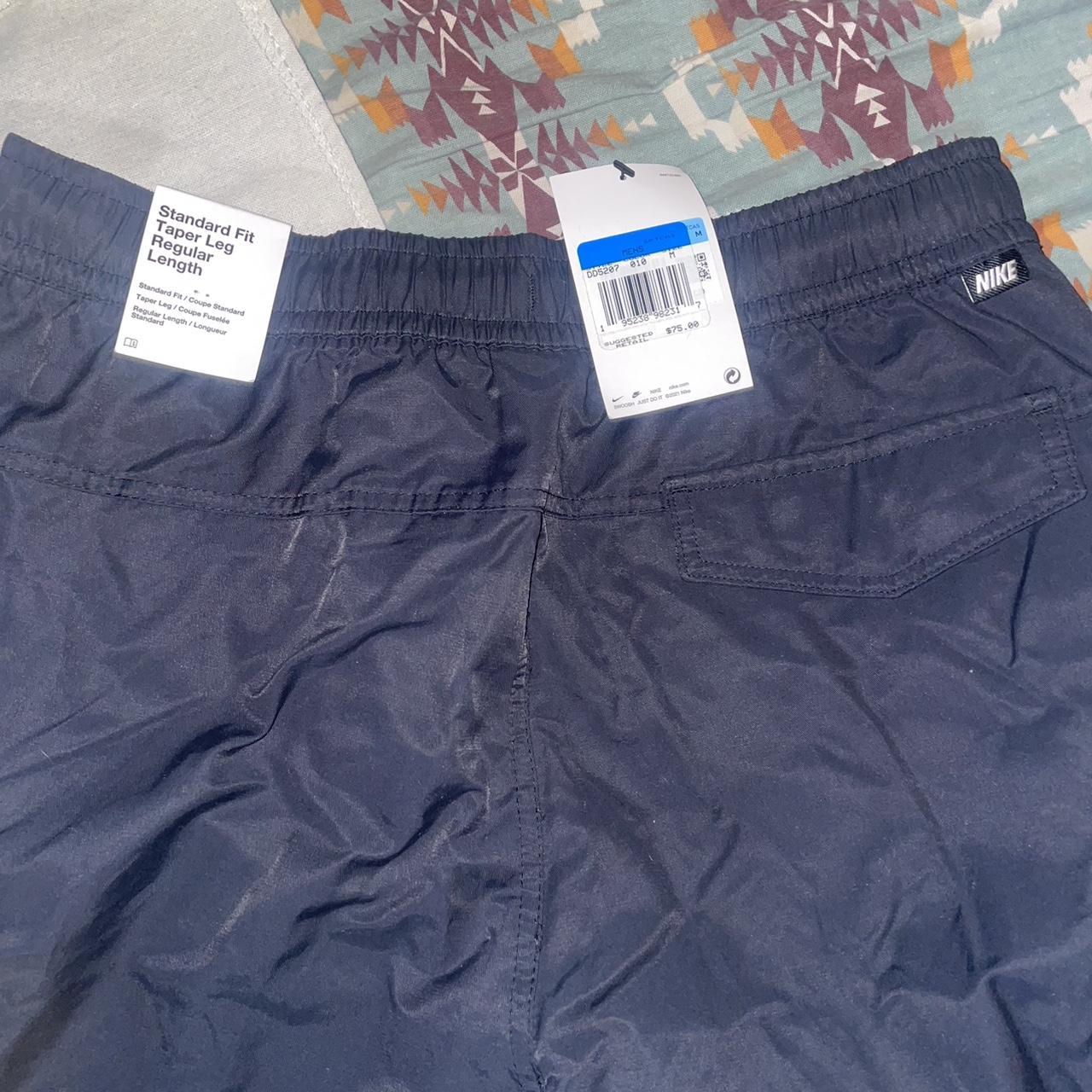 Nike Lightweight Cargo Pants Navy Blue Slim Fit Woven - Depop