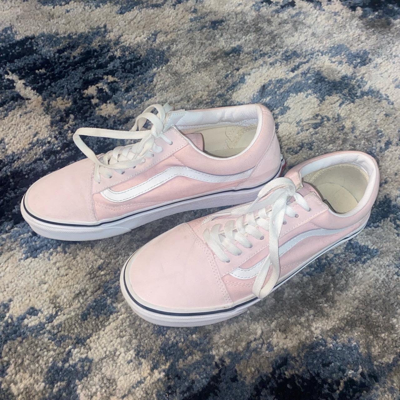 Light pink vans, worn a handful of times. Small dirt... - Depop