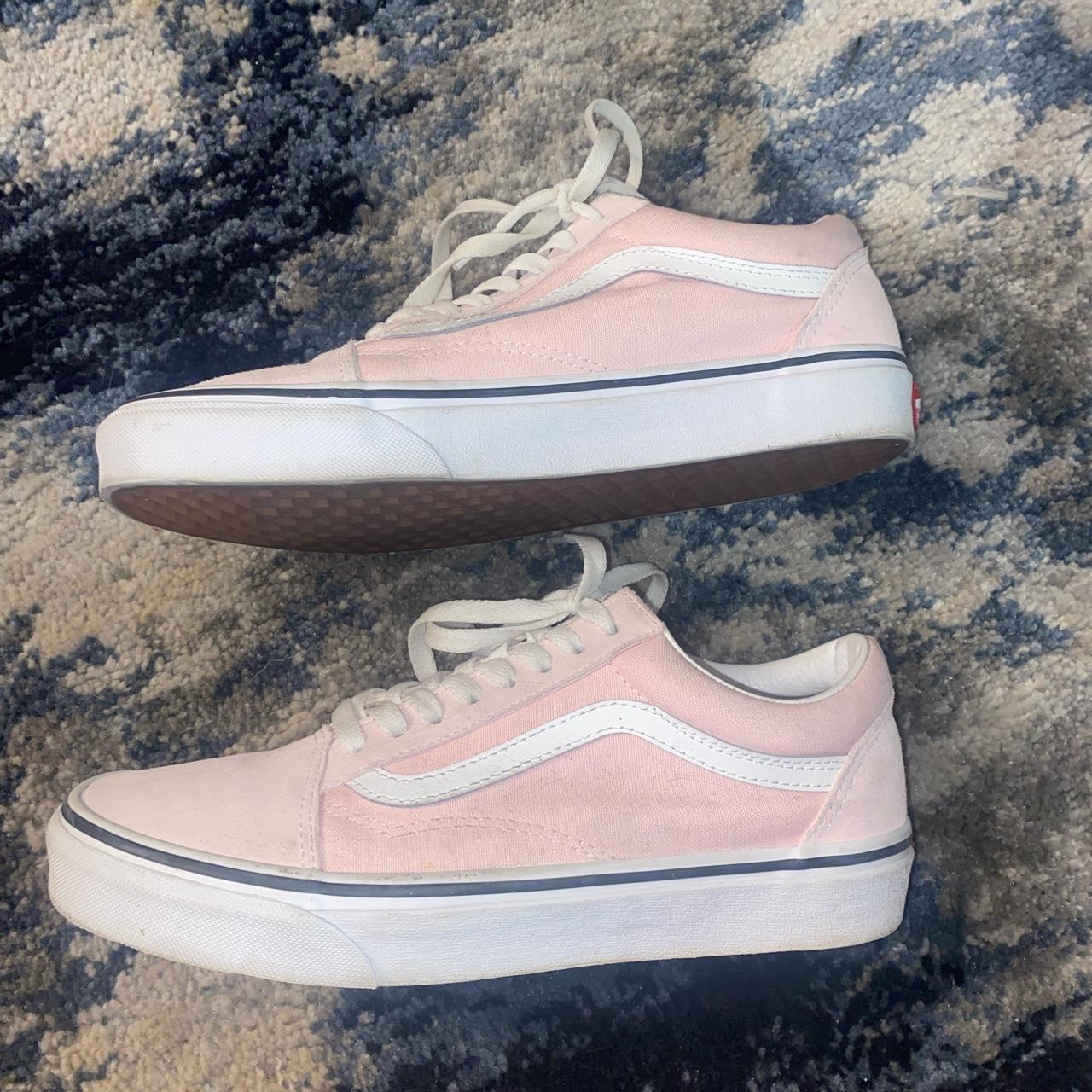 Light pink vans, worn a handful of times. Small dirt... - Depop