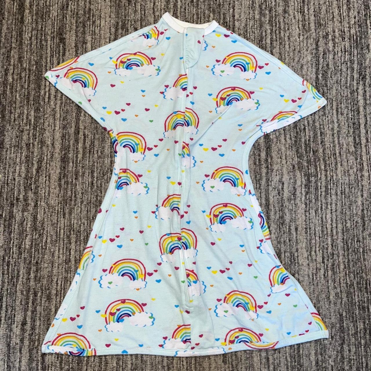 Sleeping Baby Zipadee-Zip Swaddle Transition Rainbow... | Depop