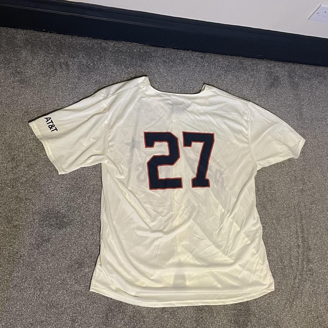 Houston Astros Baseball Jersey Number 27. Size XL.... - Depop