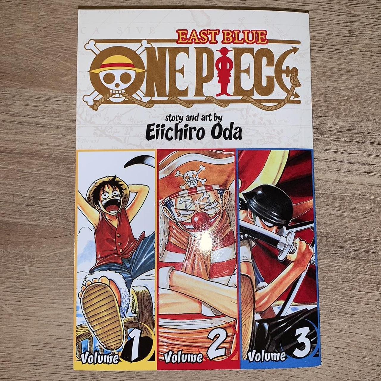 one piece manga volumes 1 - 2 - 3 in perfect... - Depop