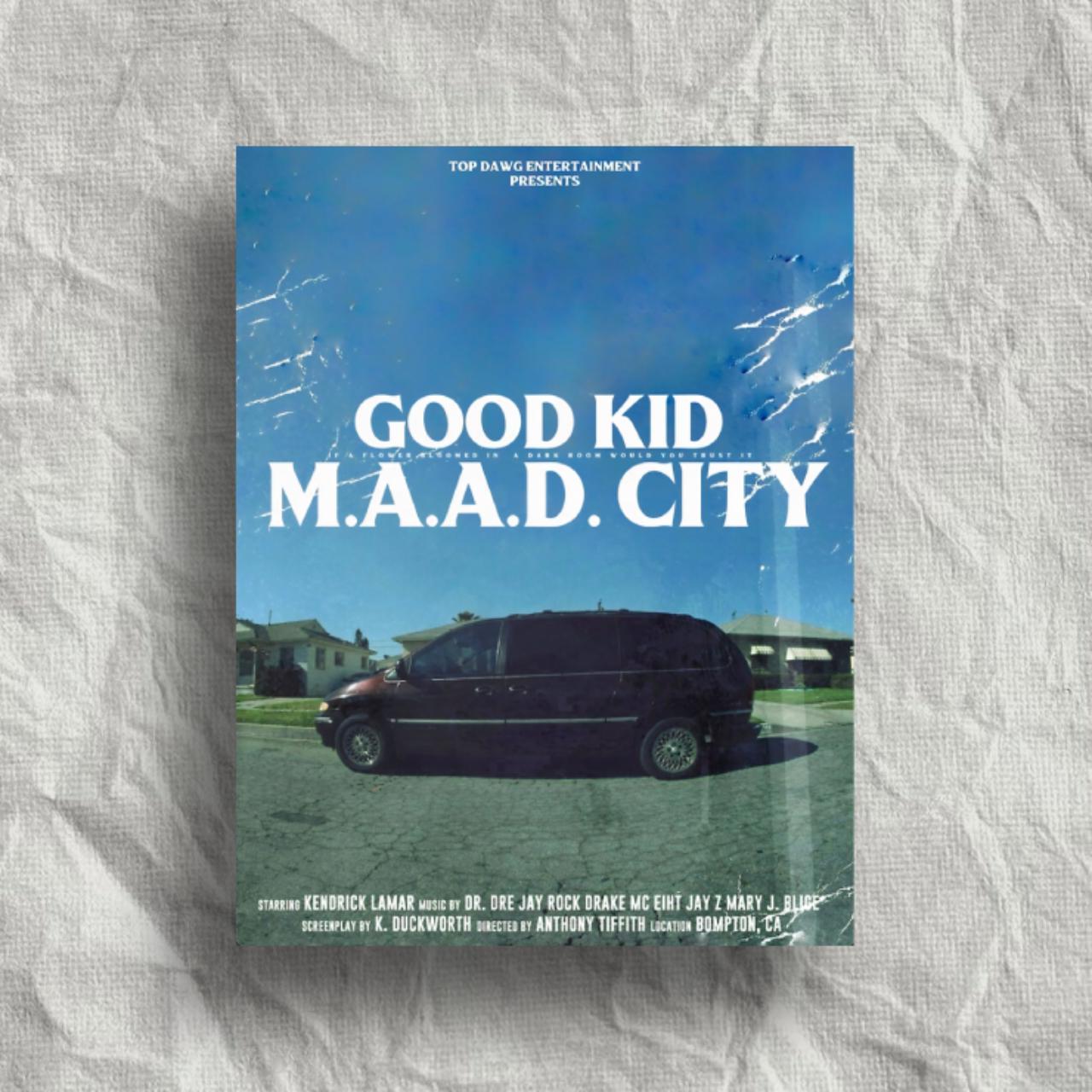 Good Kid Maad City Poster Laser paper (matte) ... - Depop