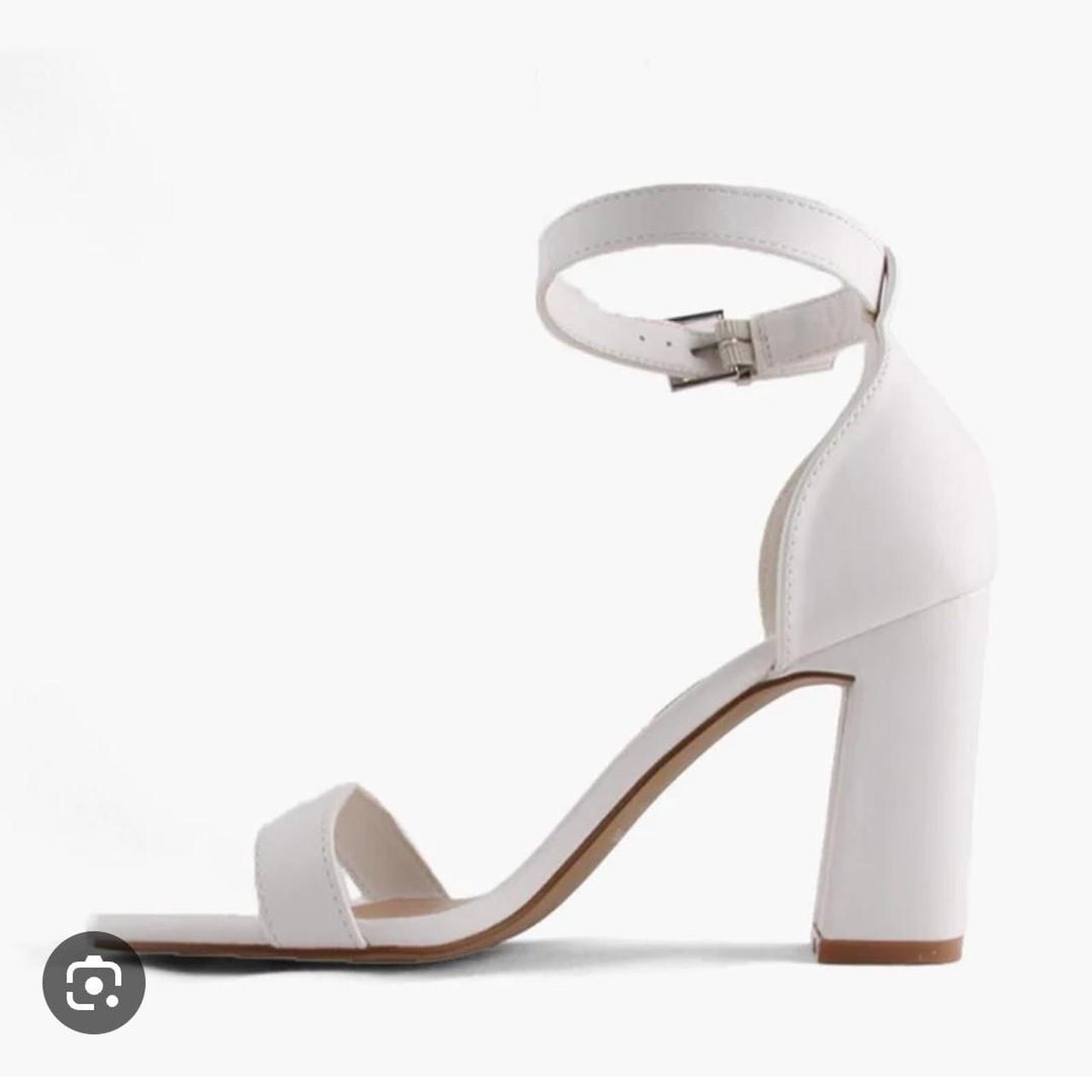 White bridal heals size 10 super comfy 1 brought 2... - Depop