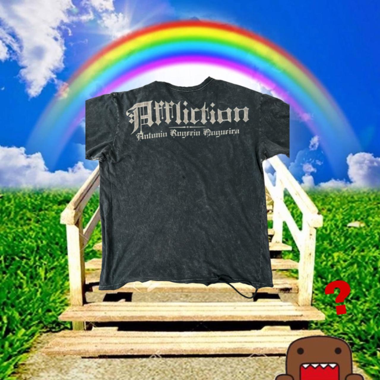 Affliction T-shirt semetary #affliction... - Depop