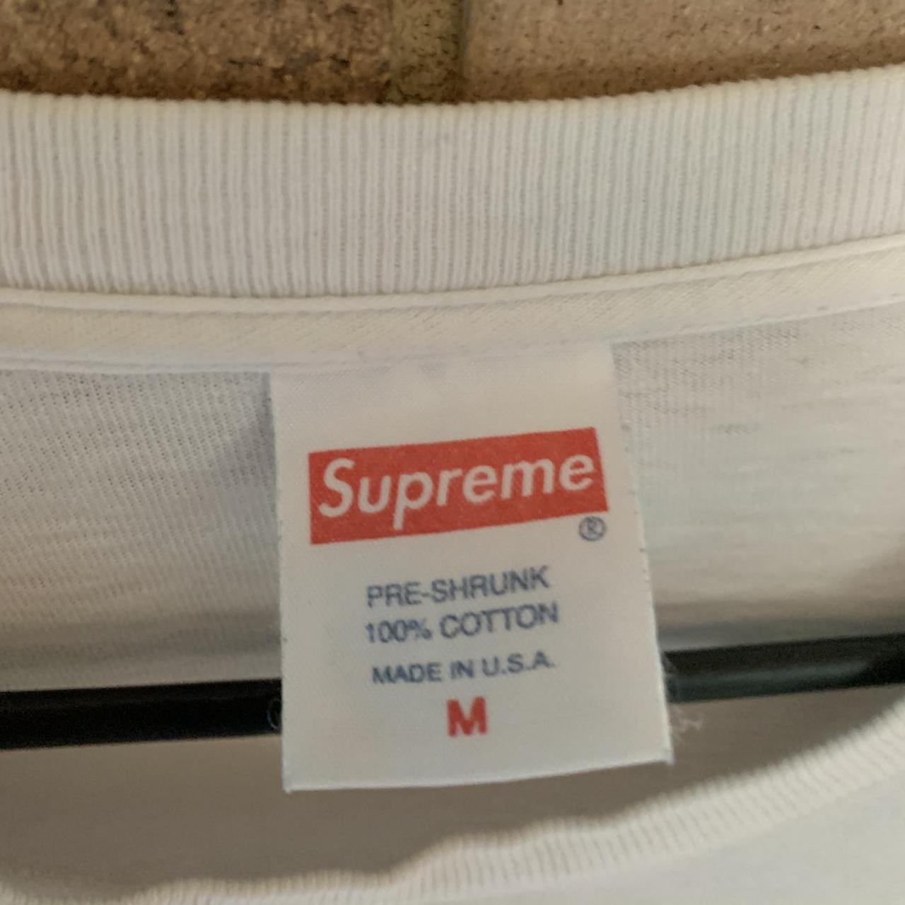 Supreme “world famous” tee Size Medium - Depop