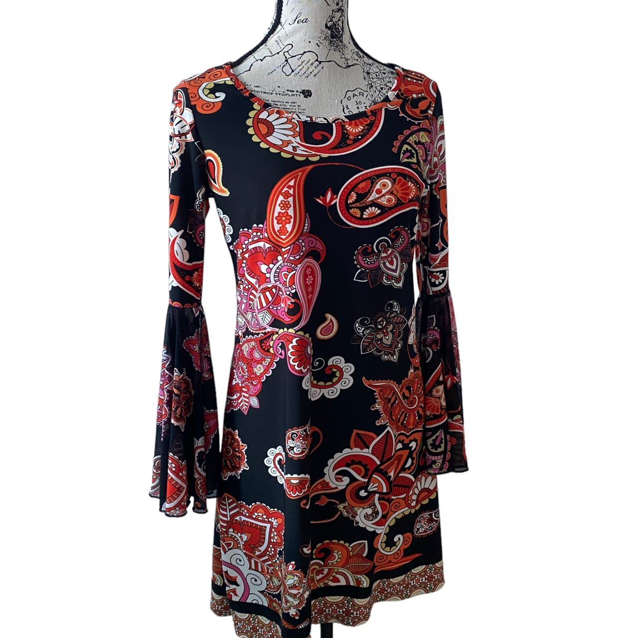 Haani Vintage Style Hippie Boho 80s Dress Petite... - Depop