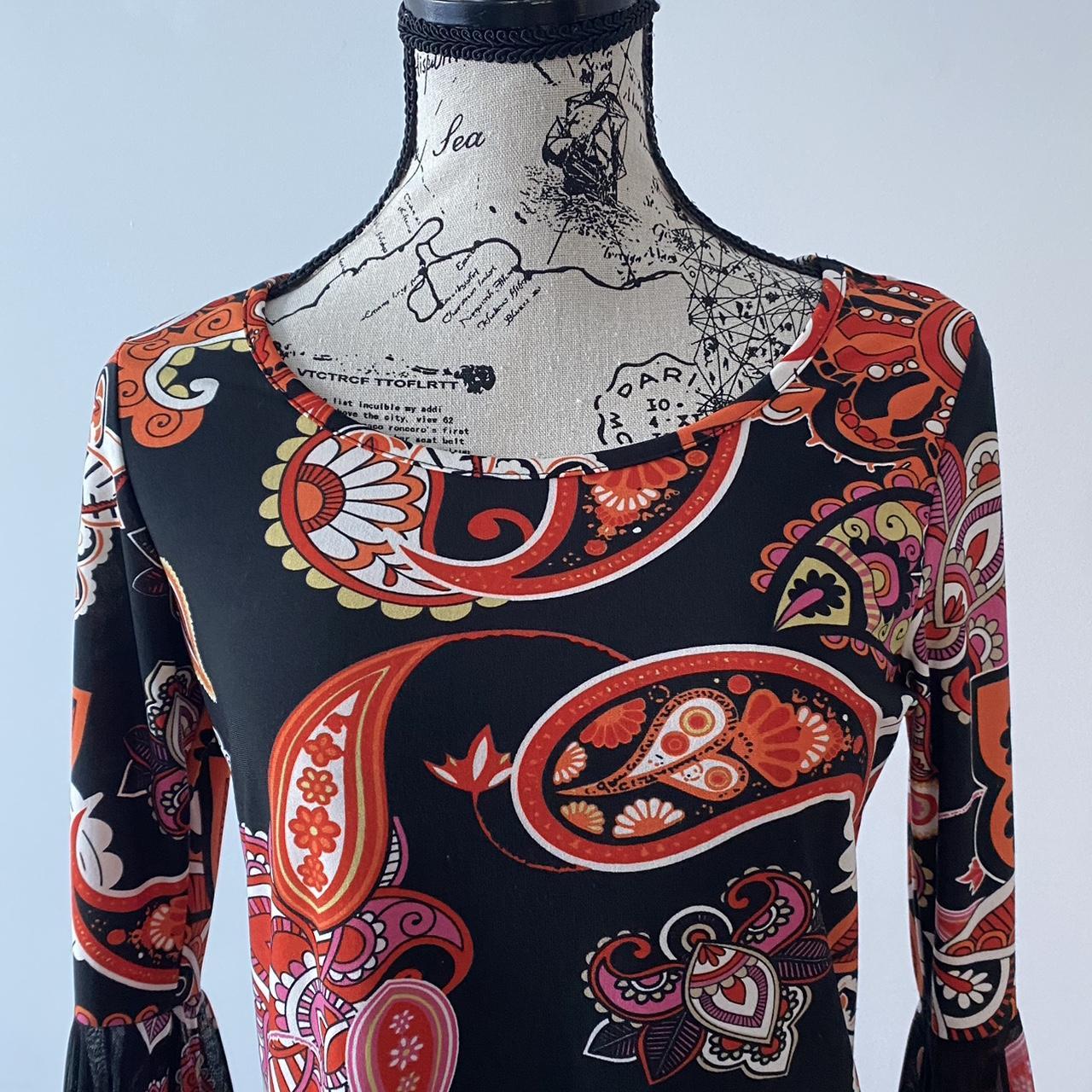 Haani Vintage Style Hippie Boho 80s Dress Petite... - Depop