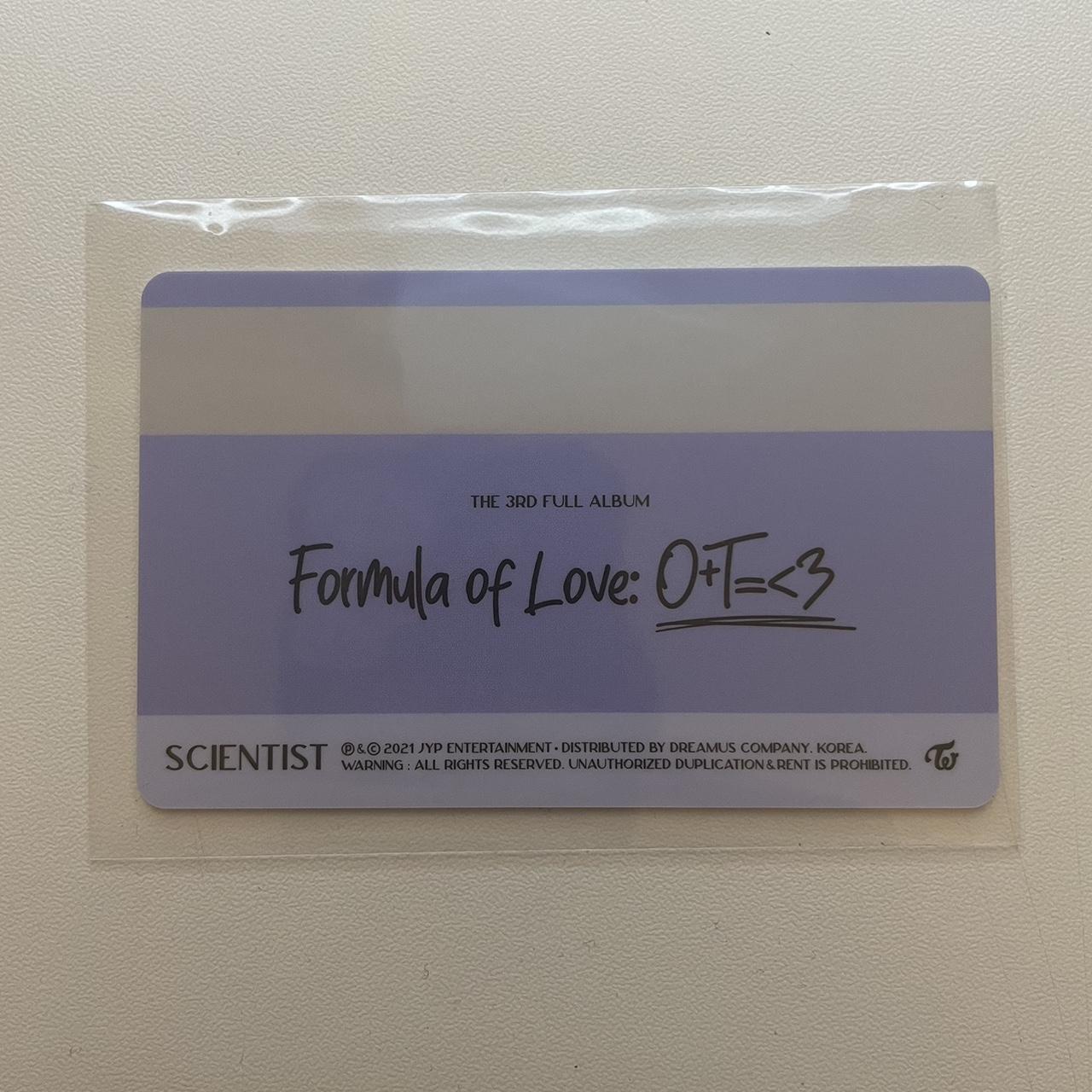 ~ Twice nayeon formula of love ID card ⚠️‼️PLEASE... - Depop
