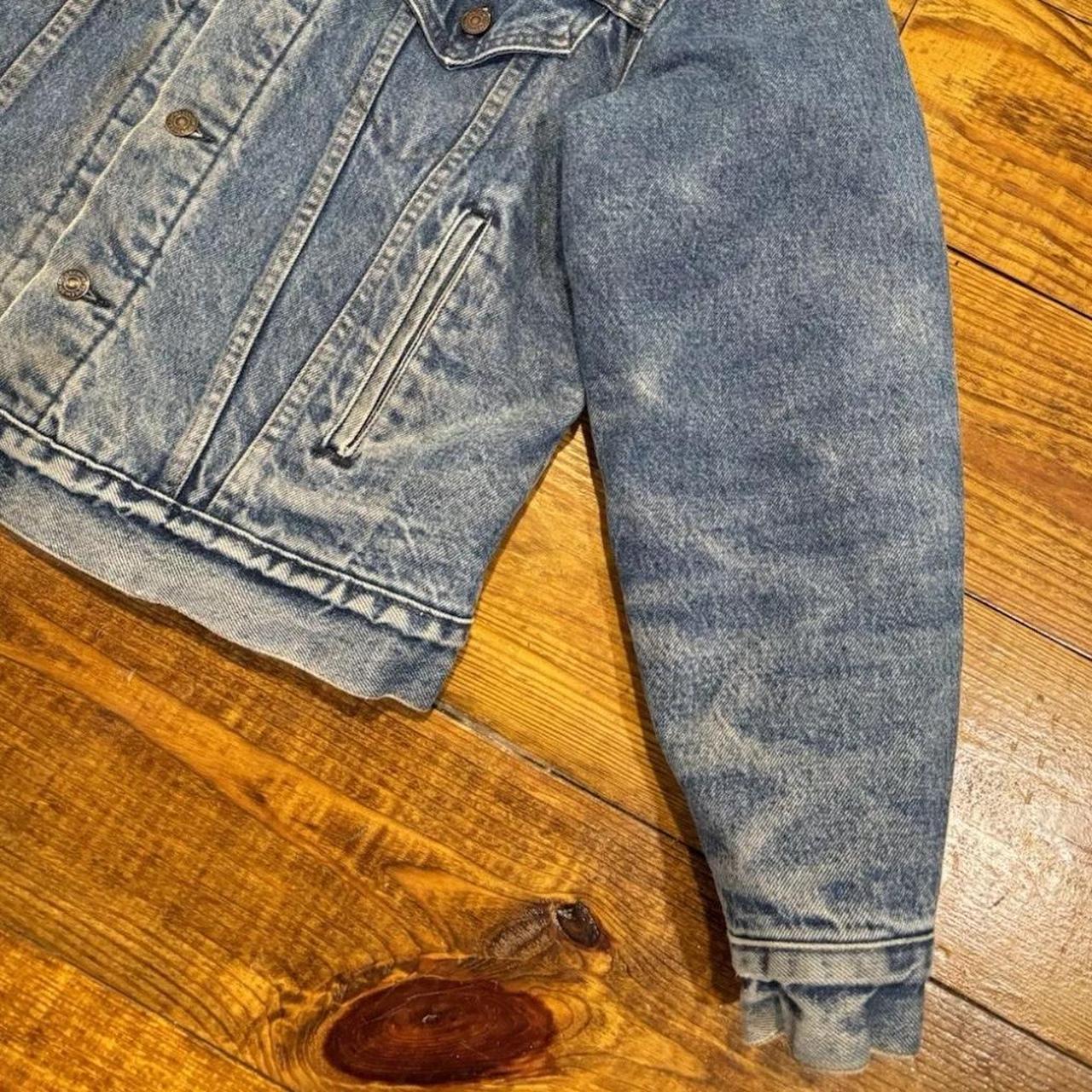 Vintage 70s Levi’s blanket lined denim... - Depop