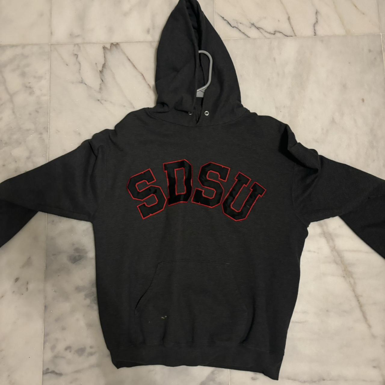 sdsu hoodie size M, fits on smaller end send me... - Depop