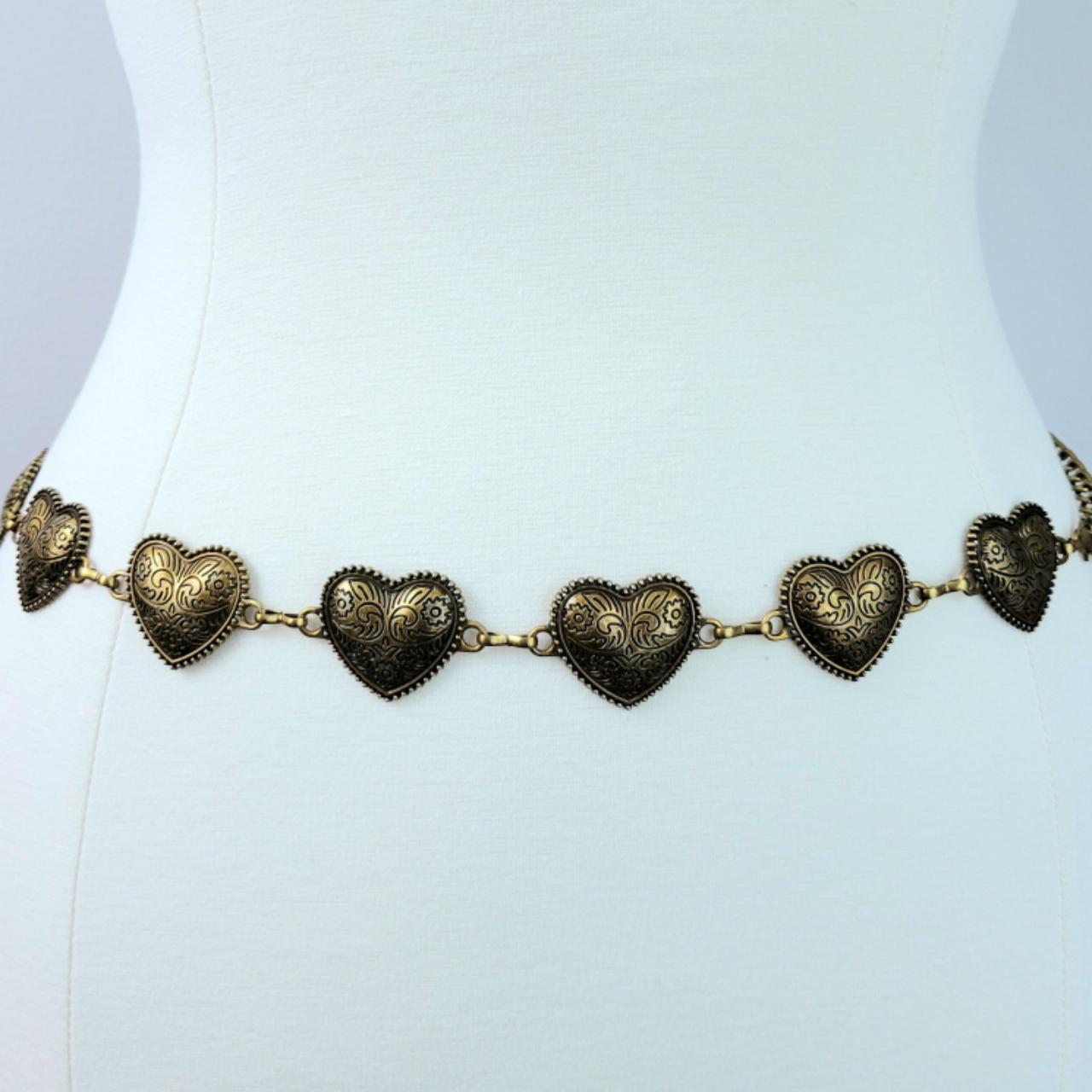 00s Vintage Style Chain Concho Belt This listing is... - Depop