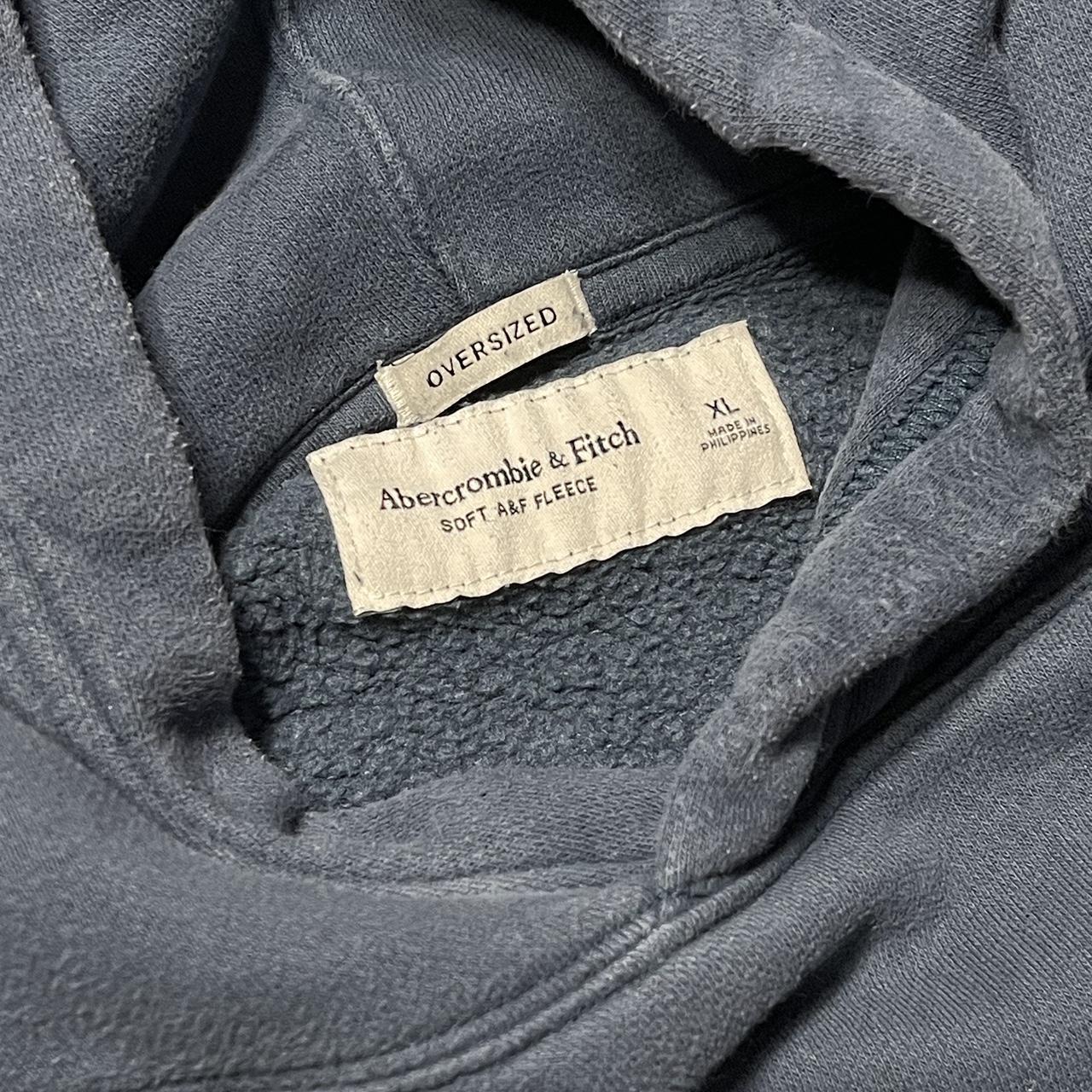 Abercrombie and Fitch heavyweight hoodie Oversized... - Depop