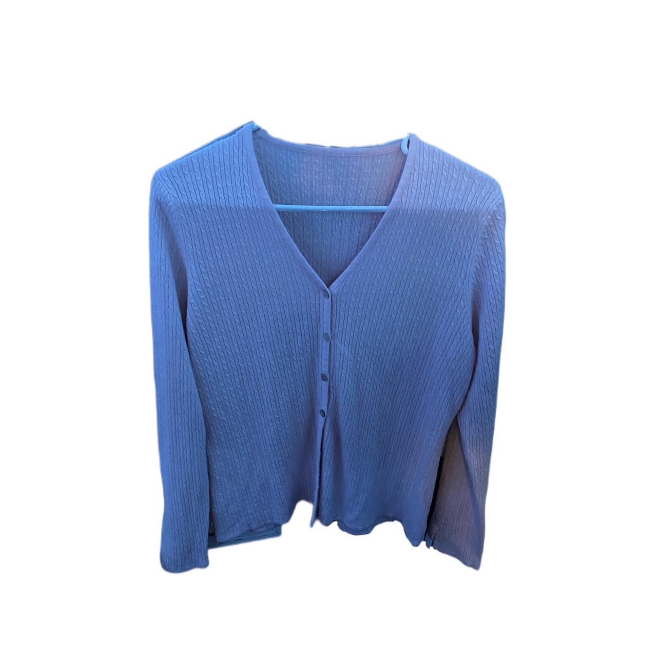 coquette style light pink button up sweater. ♡... - Depop