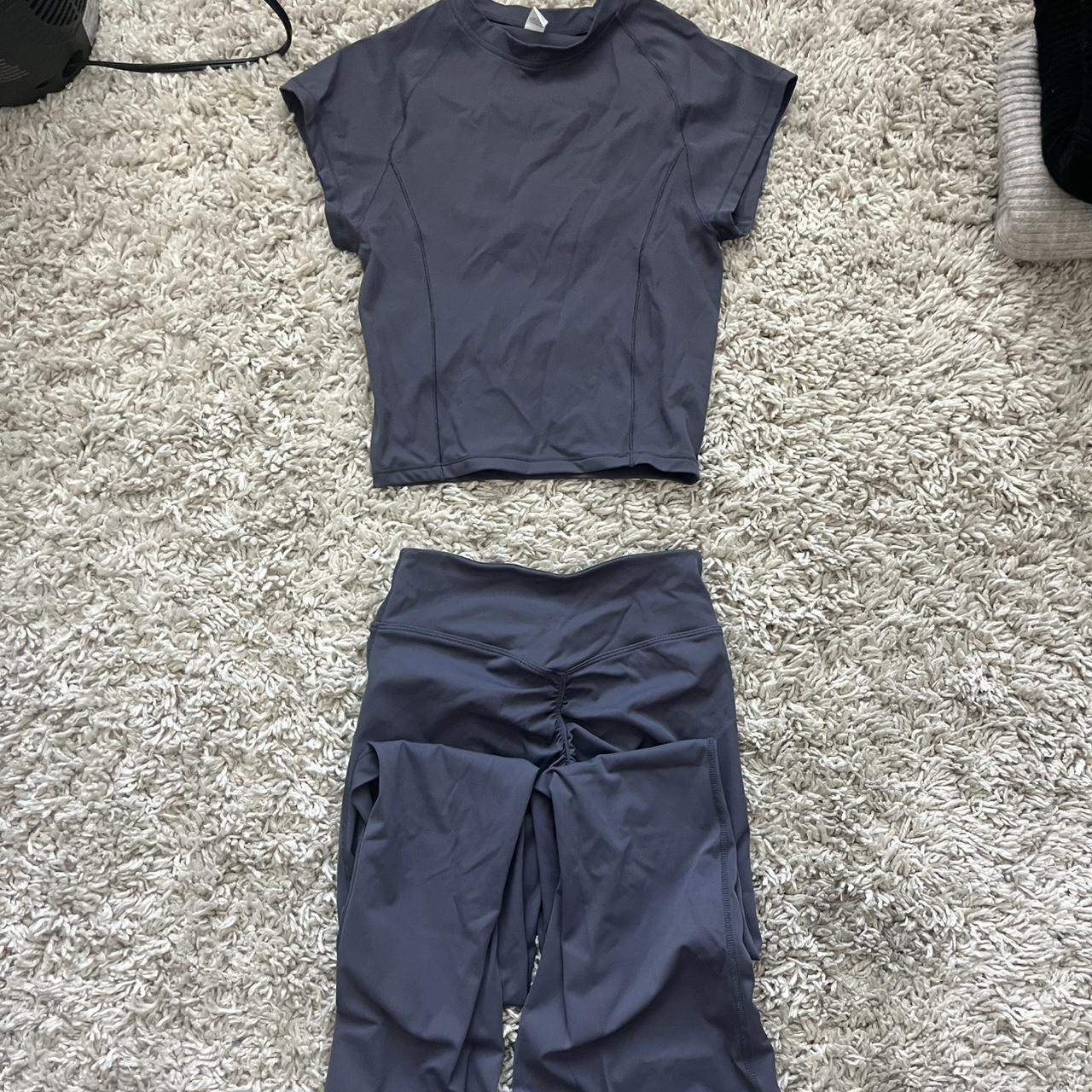 Blue workout set | Depop