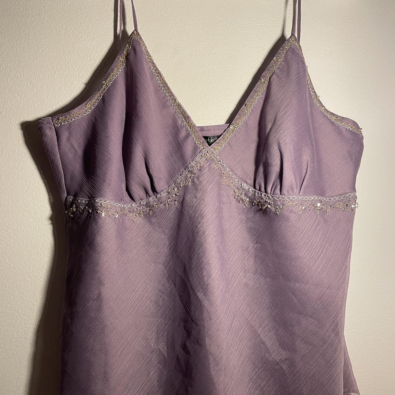Light lavender cami top! Super cute fairy core top... - Depop
