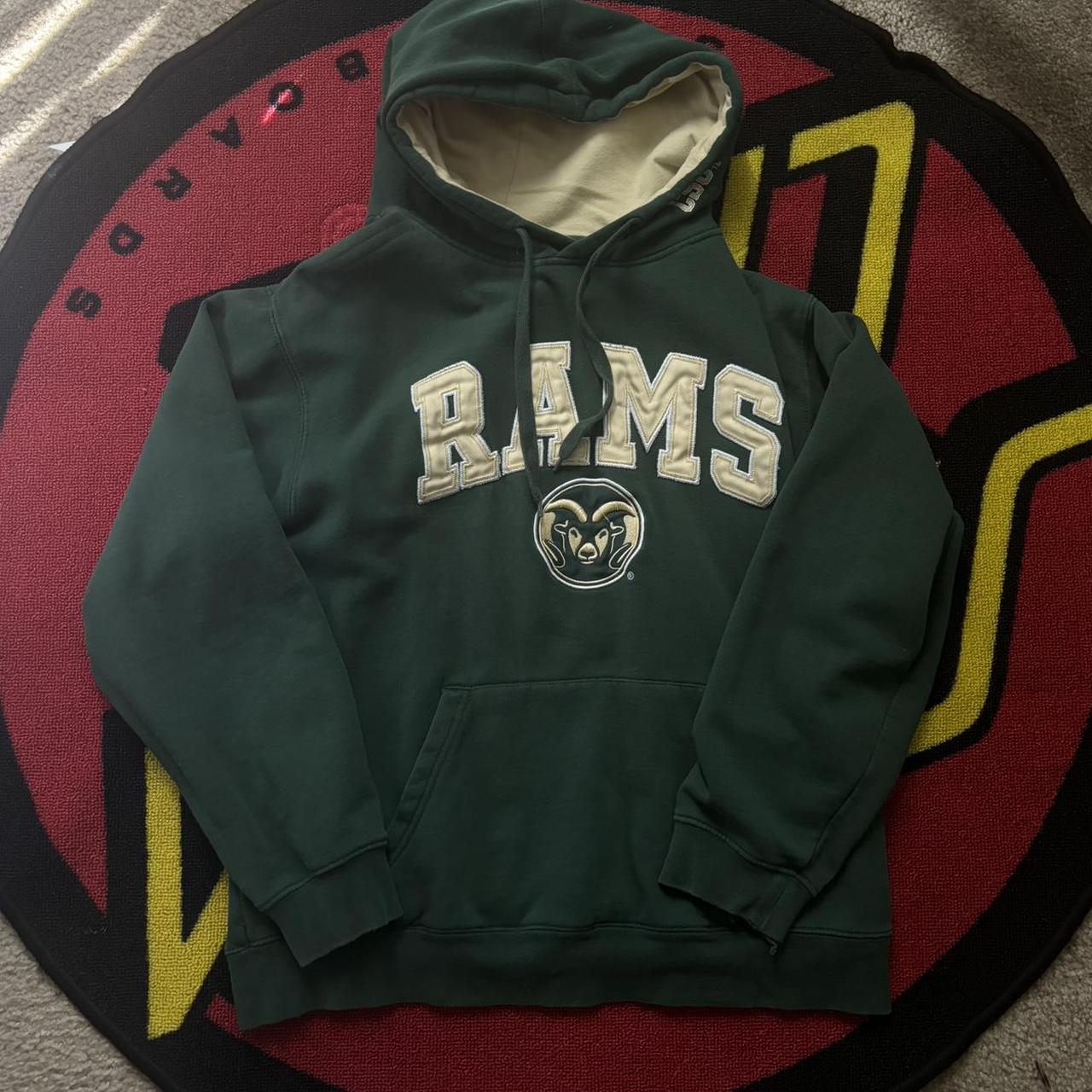 CSU rams hoodie embroidery logo Size large... - Depop