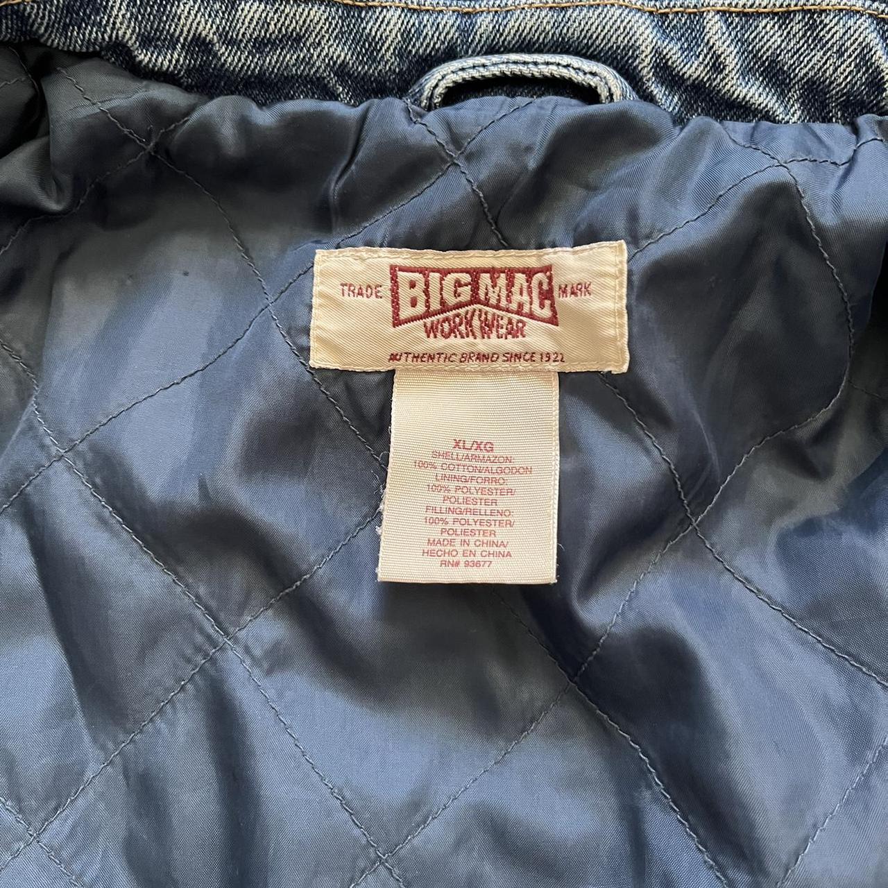 Vintage Big Mac denim jacket / men’s size XL *All... - Depop