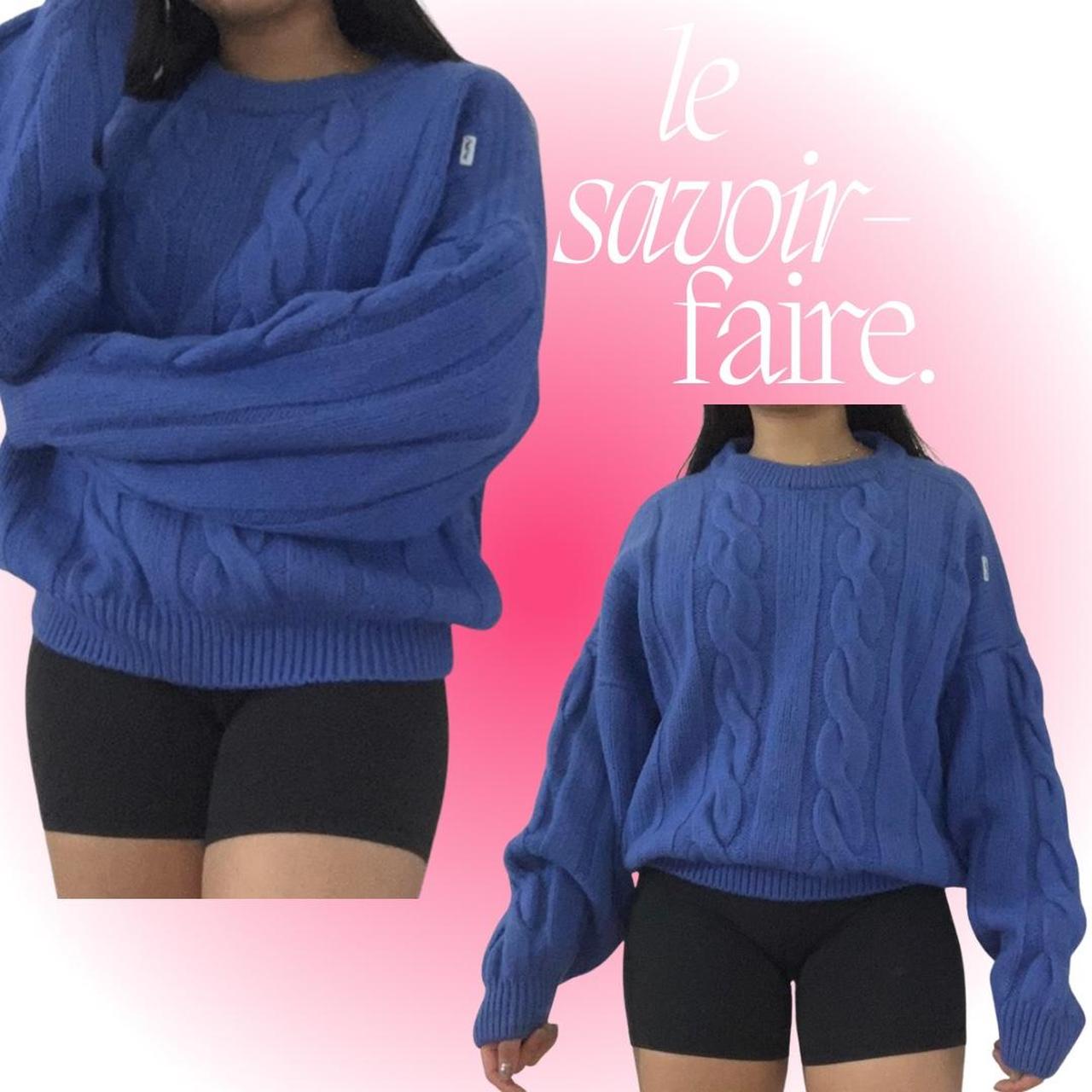 Vintage Wool Steffner Cable Knit Sweater cozy and... - Depop