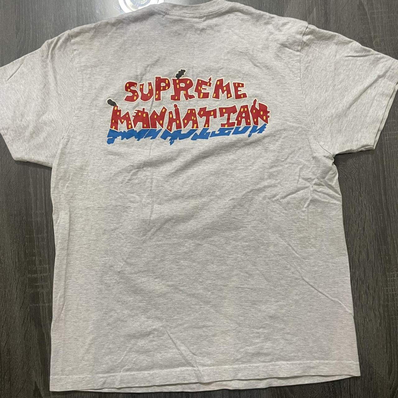 Supreme Manhattan Tee Size L Mint condition, worn... - Depop