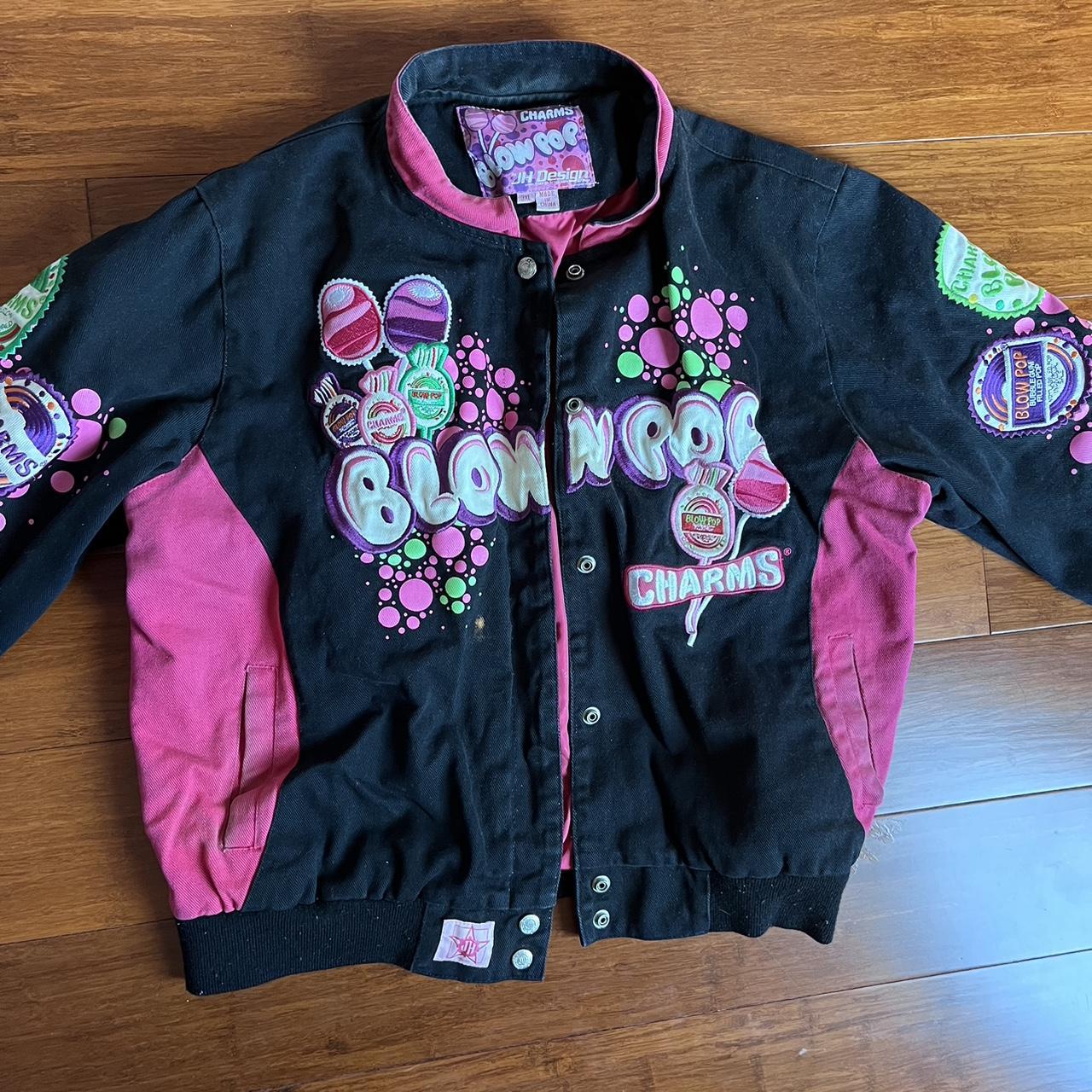 Blow pop AOP racing jacket Adult M - Depop