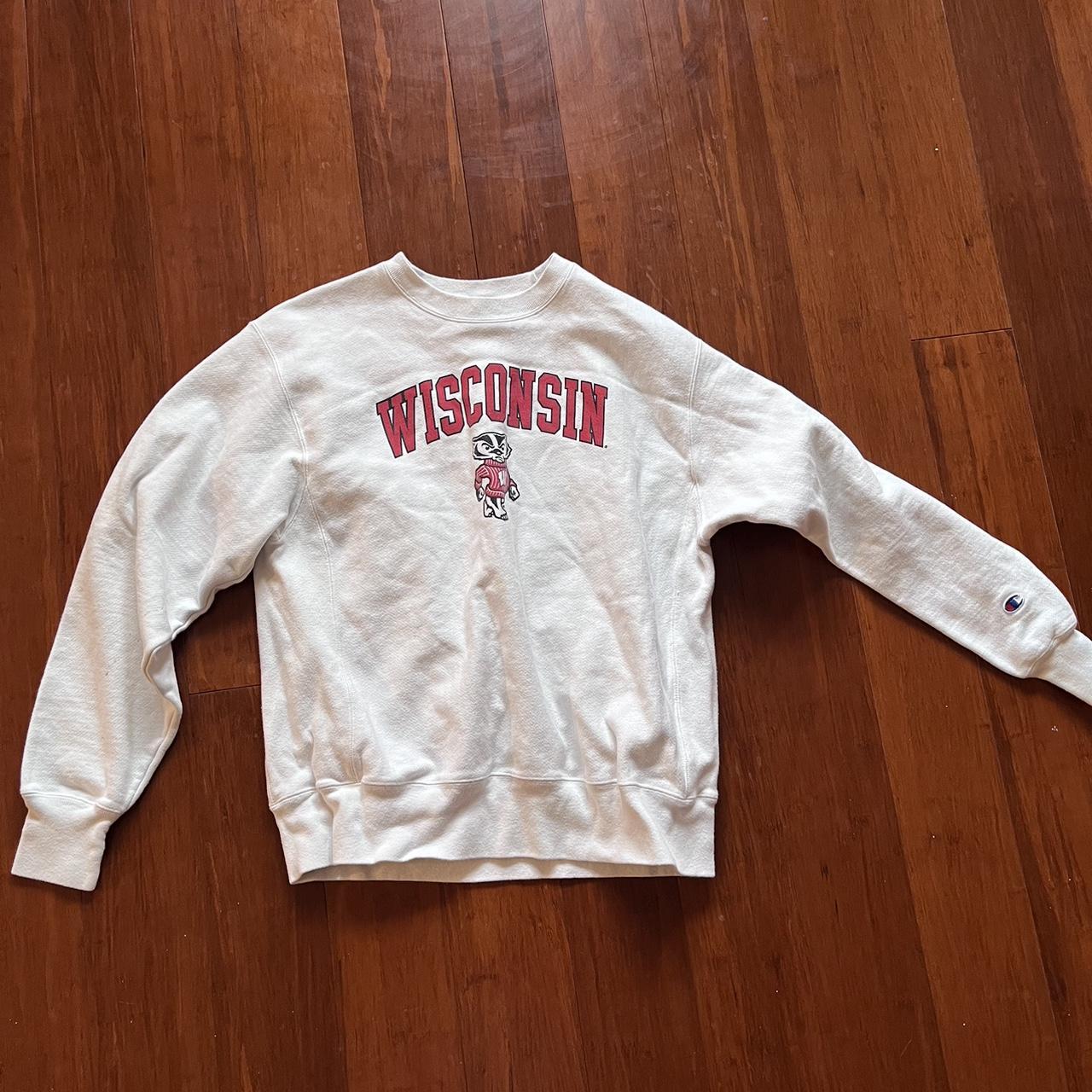University of Wisconsin Madison sweatshirt,... - Depop