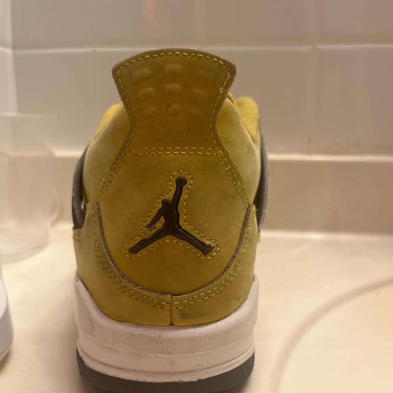 Jordan four lightning size 6.5 og box - Depop