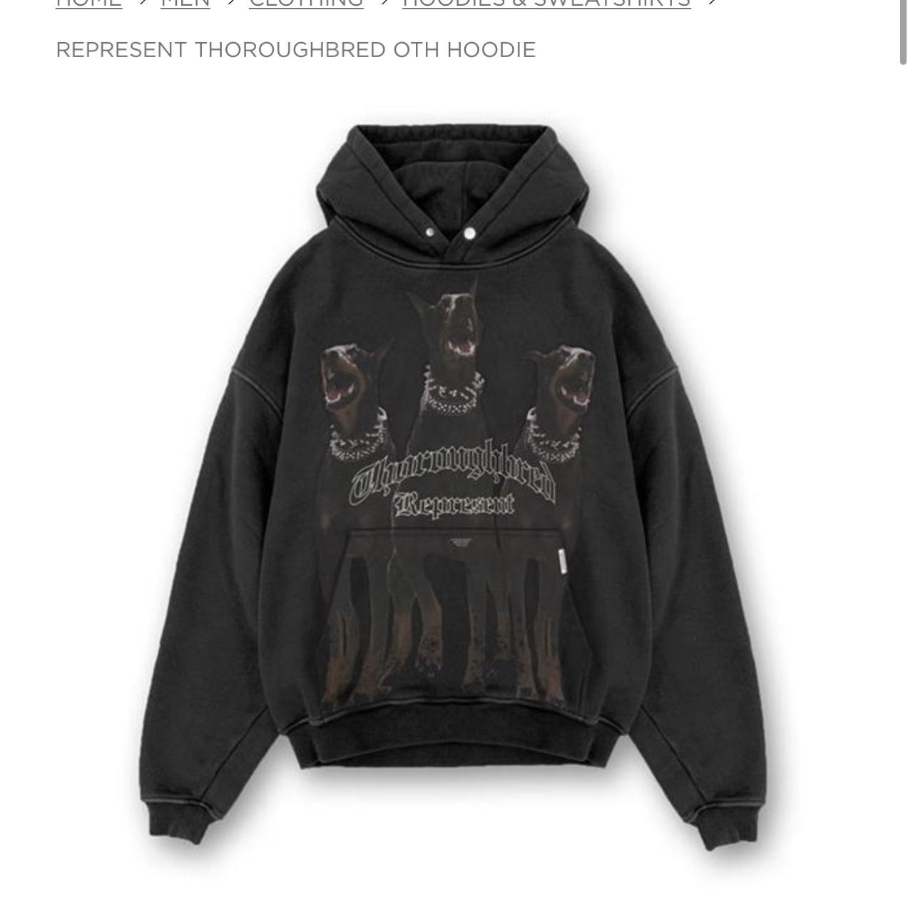 Thoroughbred represent hoodie ⛓💣 Size small Perfect... - Depop