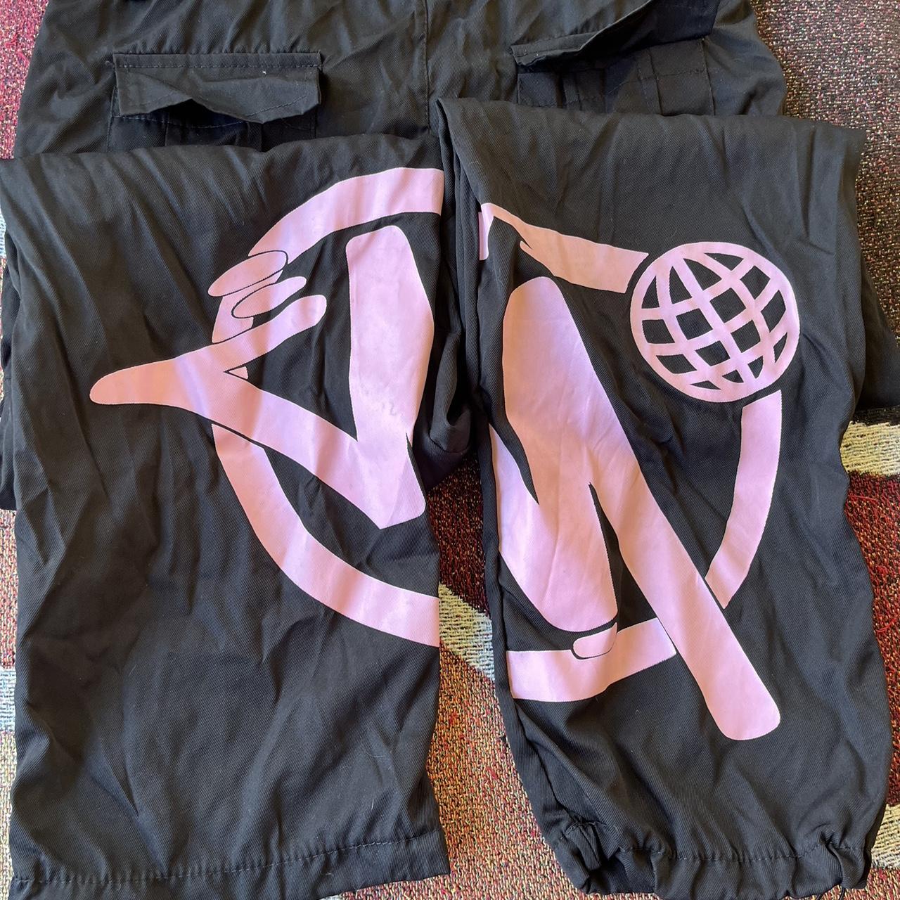 pink minus two cargos never worn - Depop
