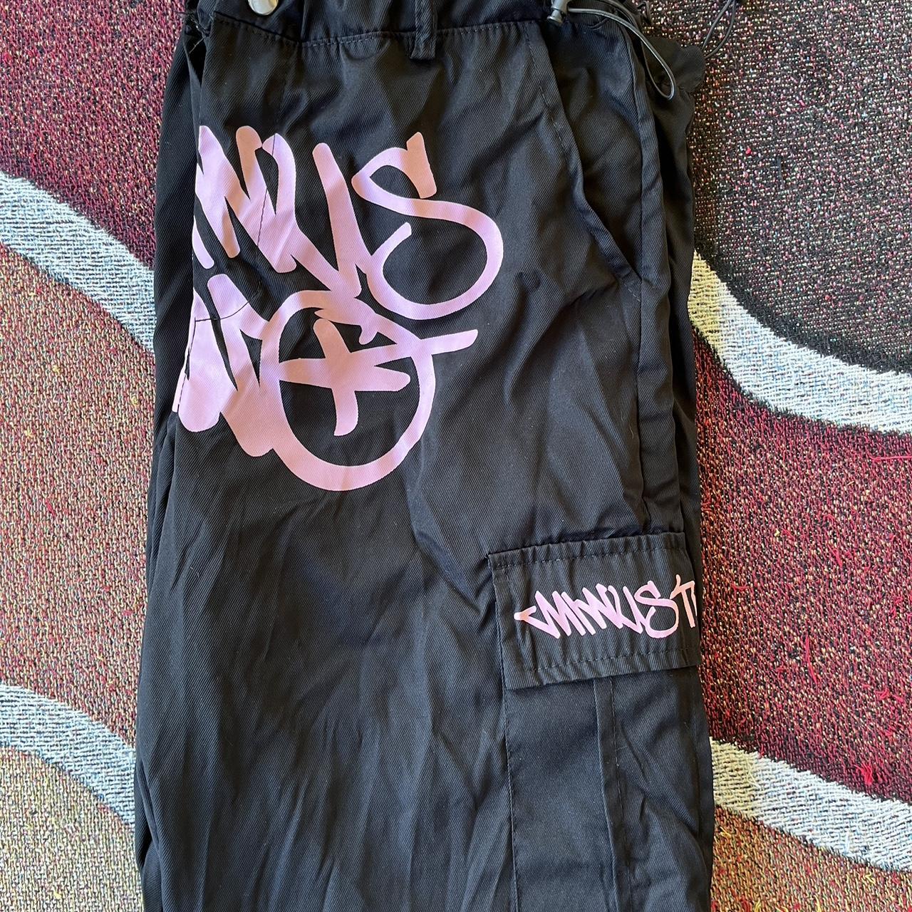 pink minus two cargos never worn - Depop