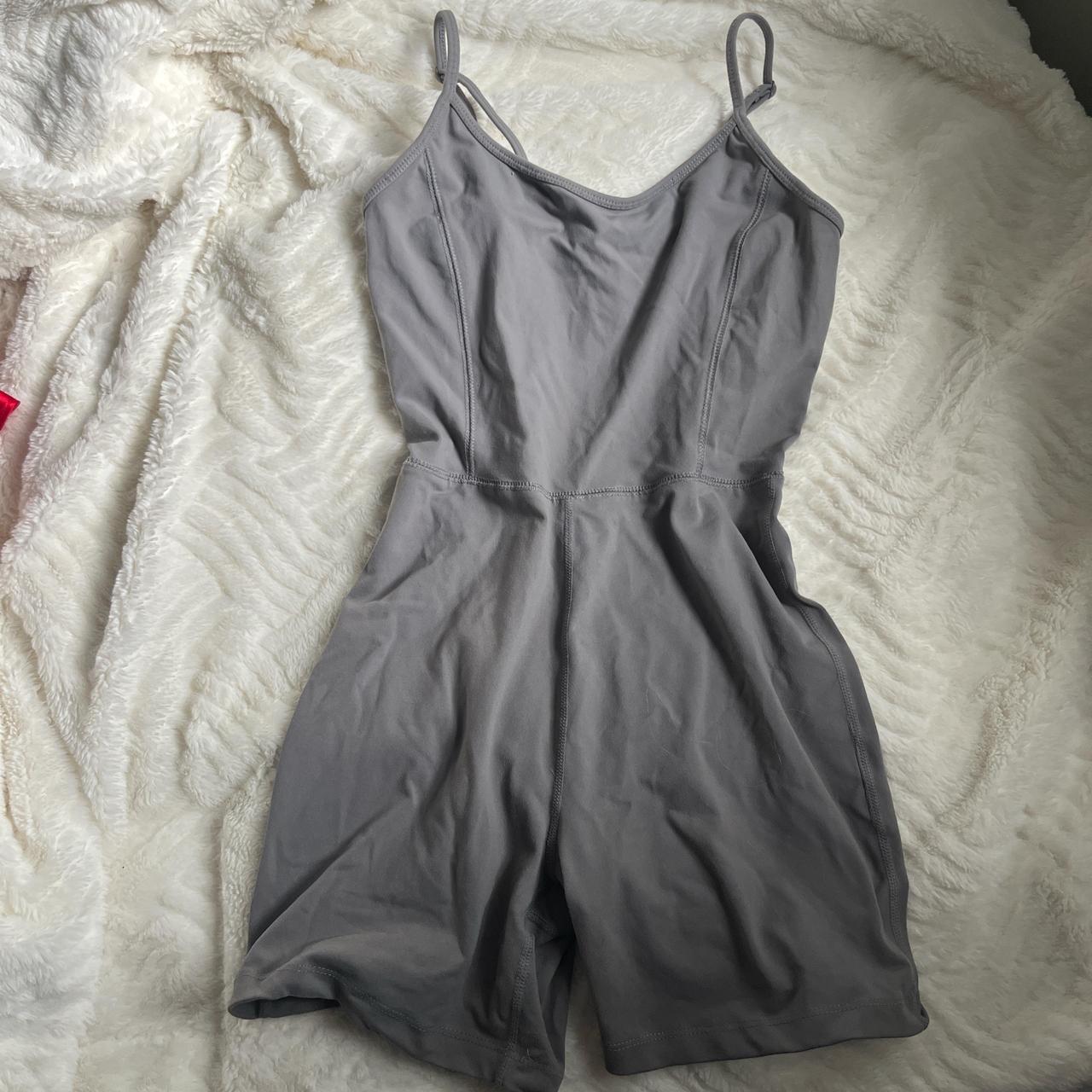 grey Garage athletic romper/bodysuit, size S | Depop