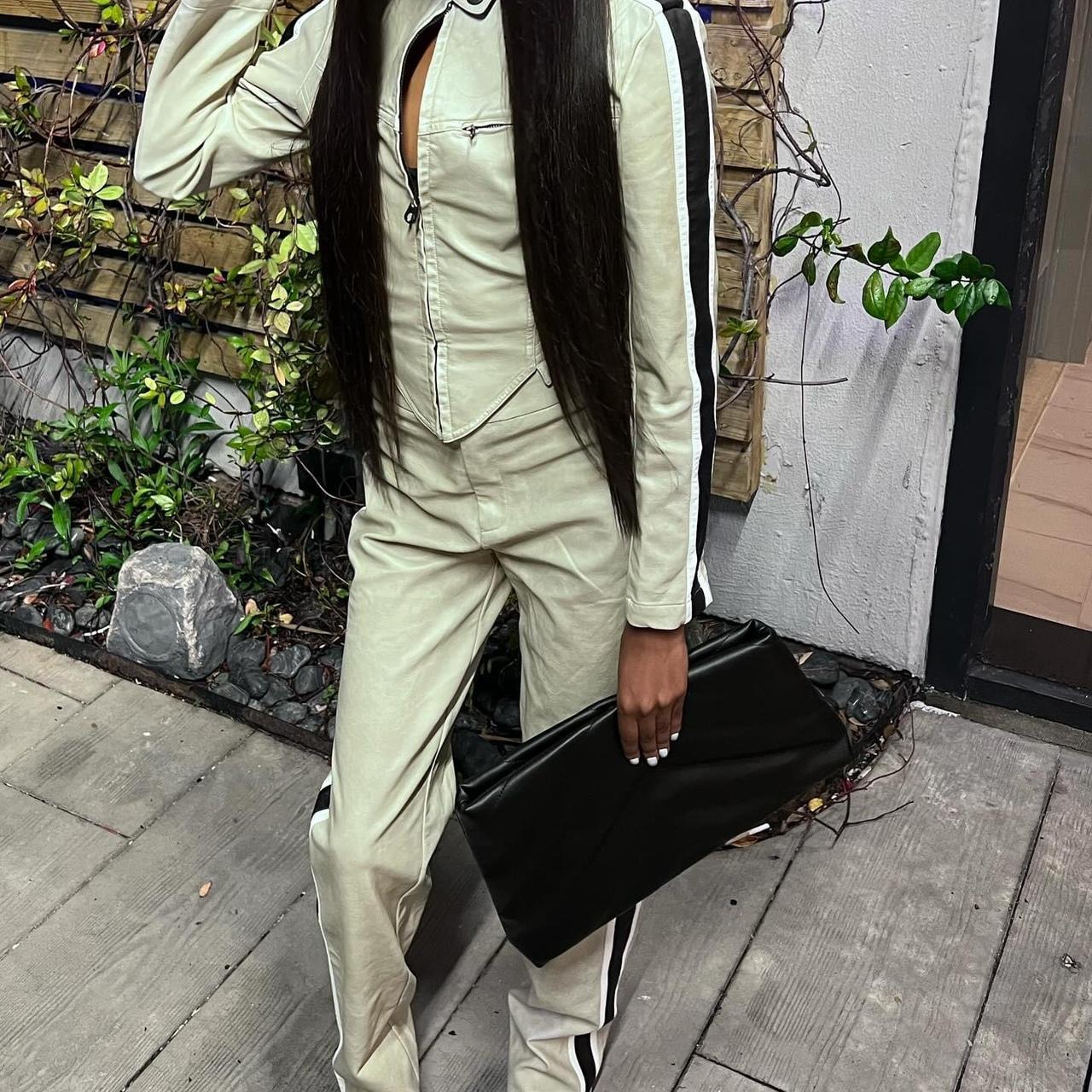 Waydamin moto two piece set worn once - Depop