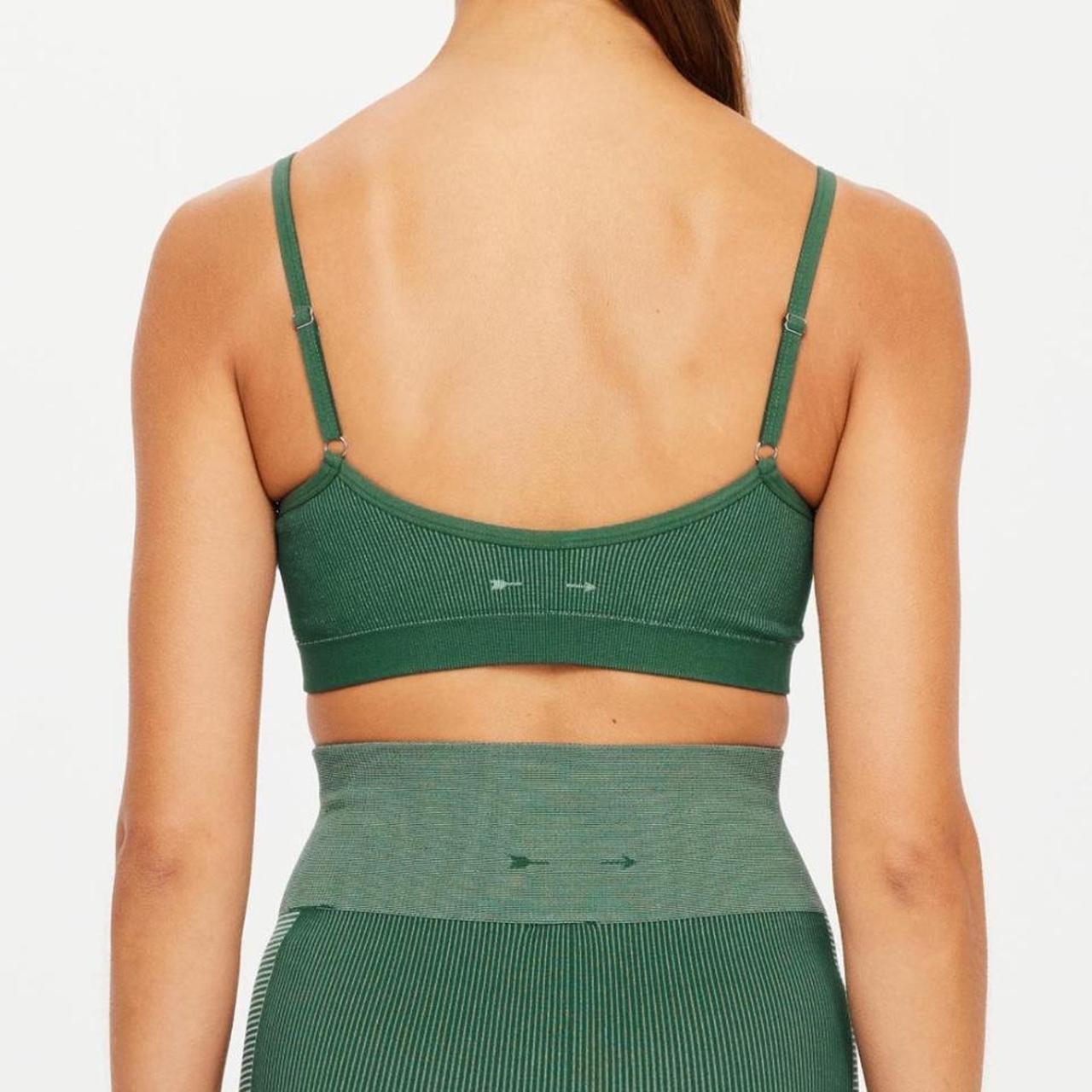 Green seamless rib bra - The Upside. Perfect... - Depop