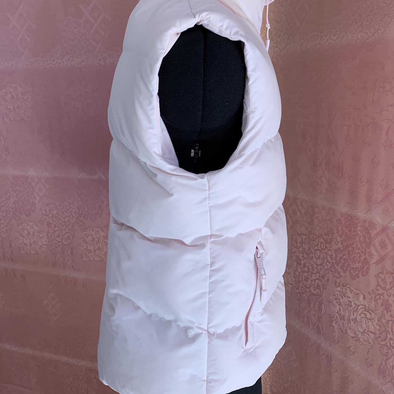 LSKD ESSENTIAL PUFFER VEST Size M Baby pink Some... - Depop