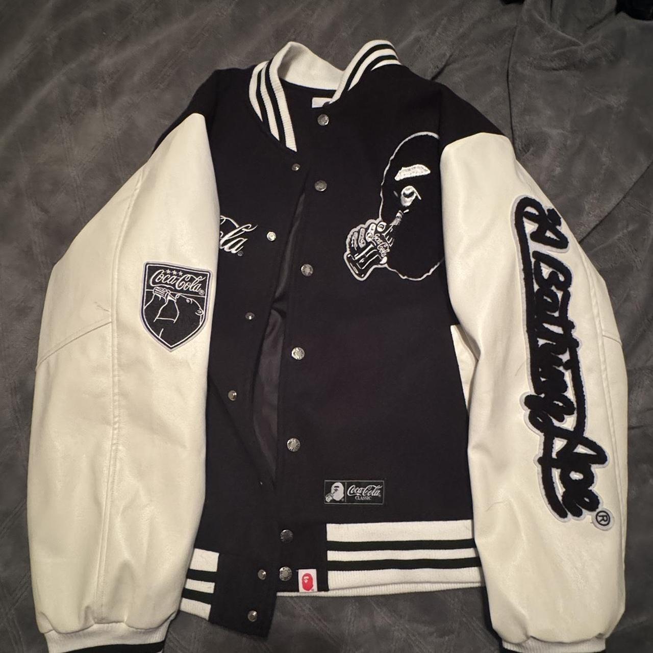 Bape Coca Cola Varsity Jacket Worn Twice... - Depop