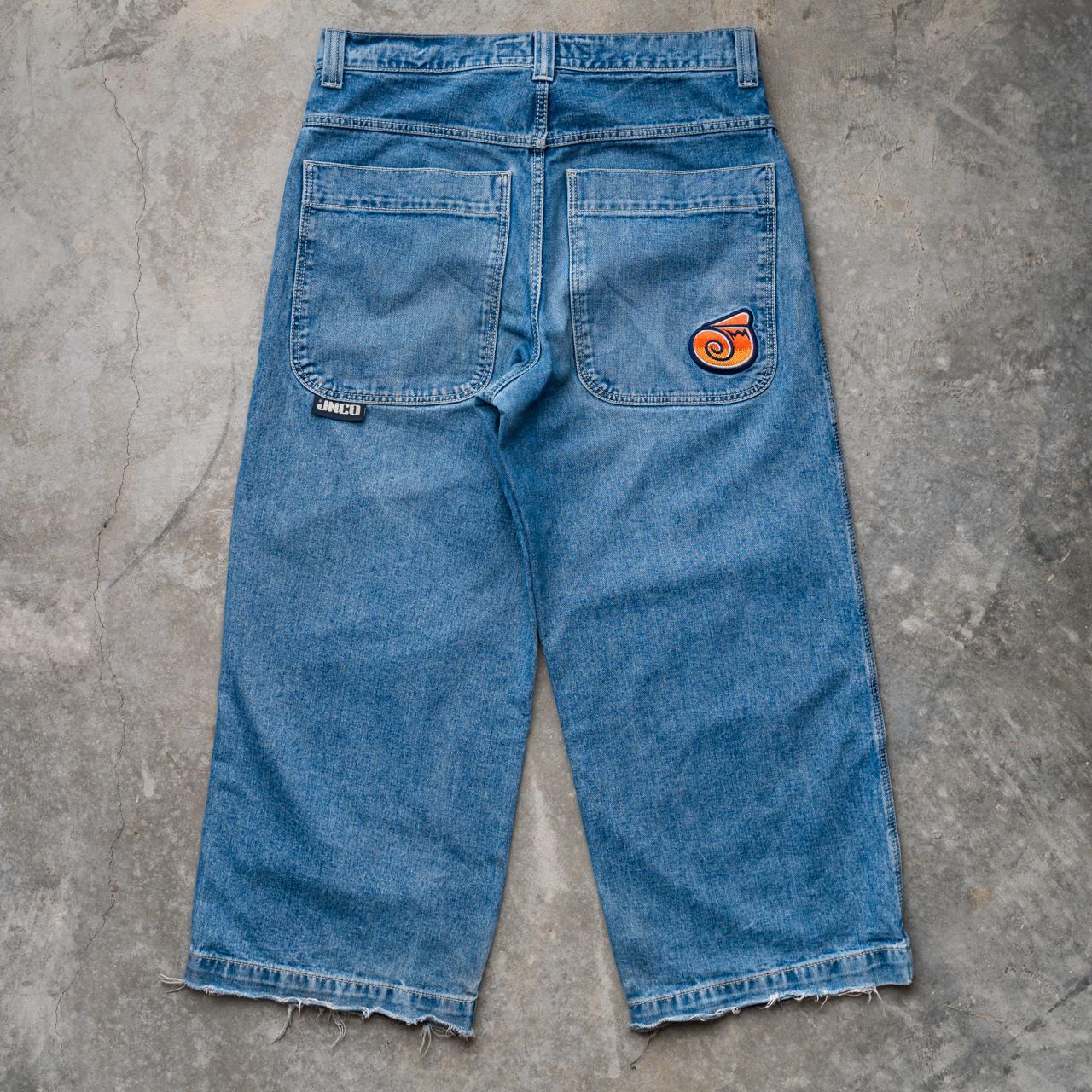 JNCO TWIN CANNON 26" WIDE LEG ULTRA BAGGY JEANS... - Depop