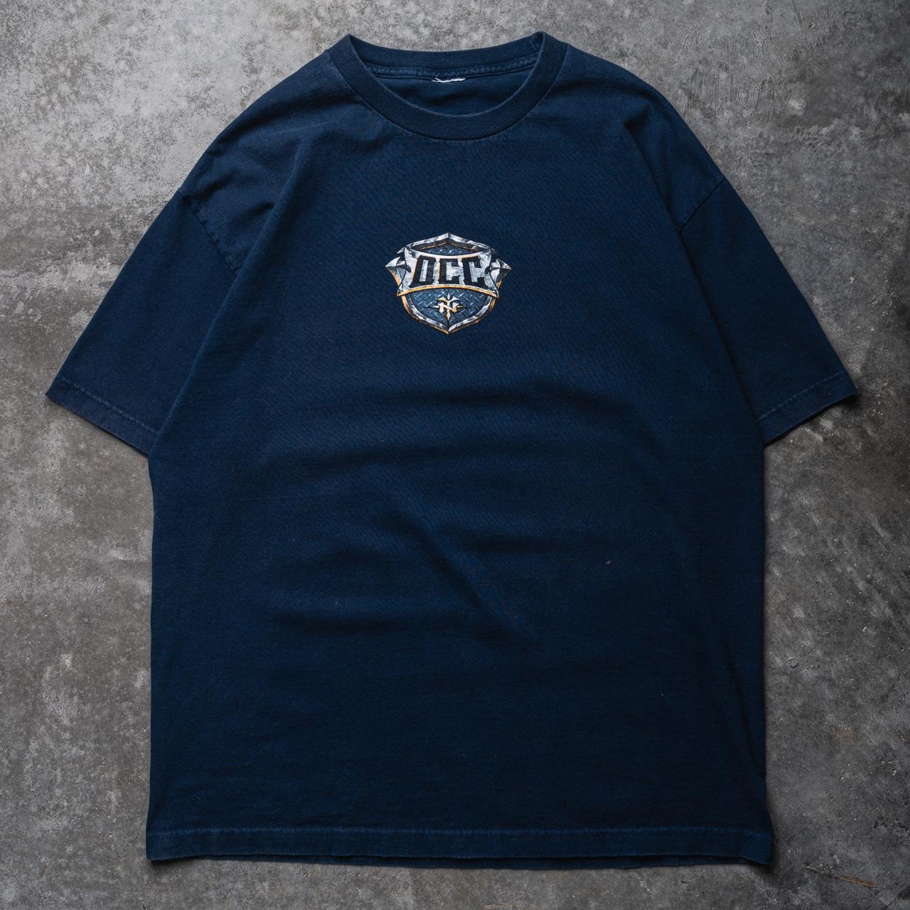 2000s OCC Orange County Choppers Navy Tee Shirt... - Depop