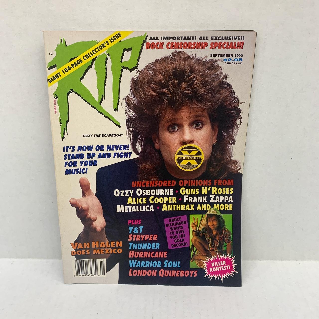 September 1990 RIP magazine in near mint condition.... - Depop