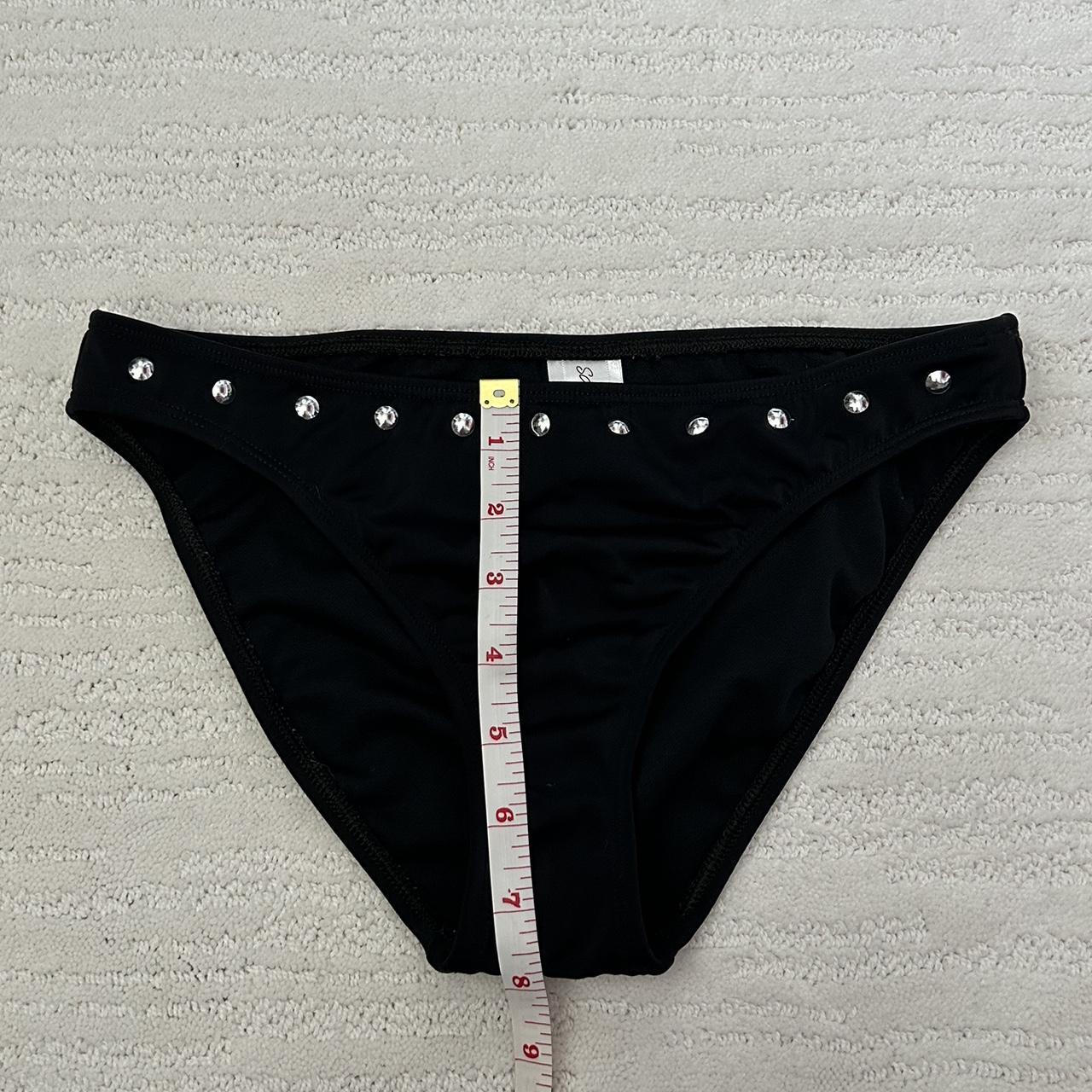 Low waist studded swim suit bottom - Depop