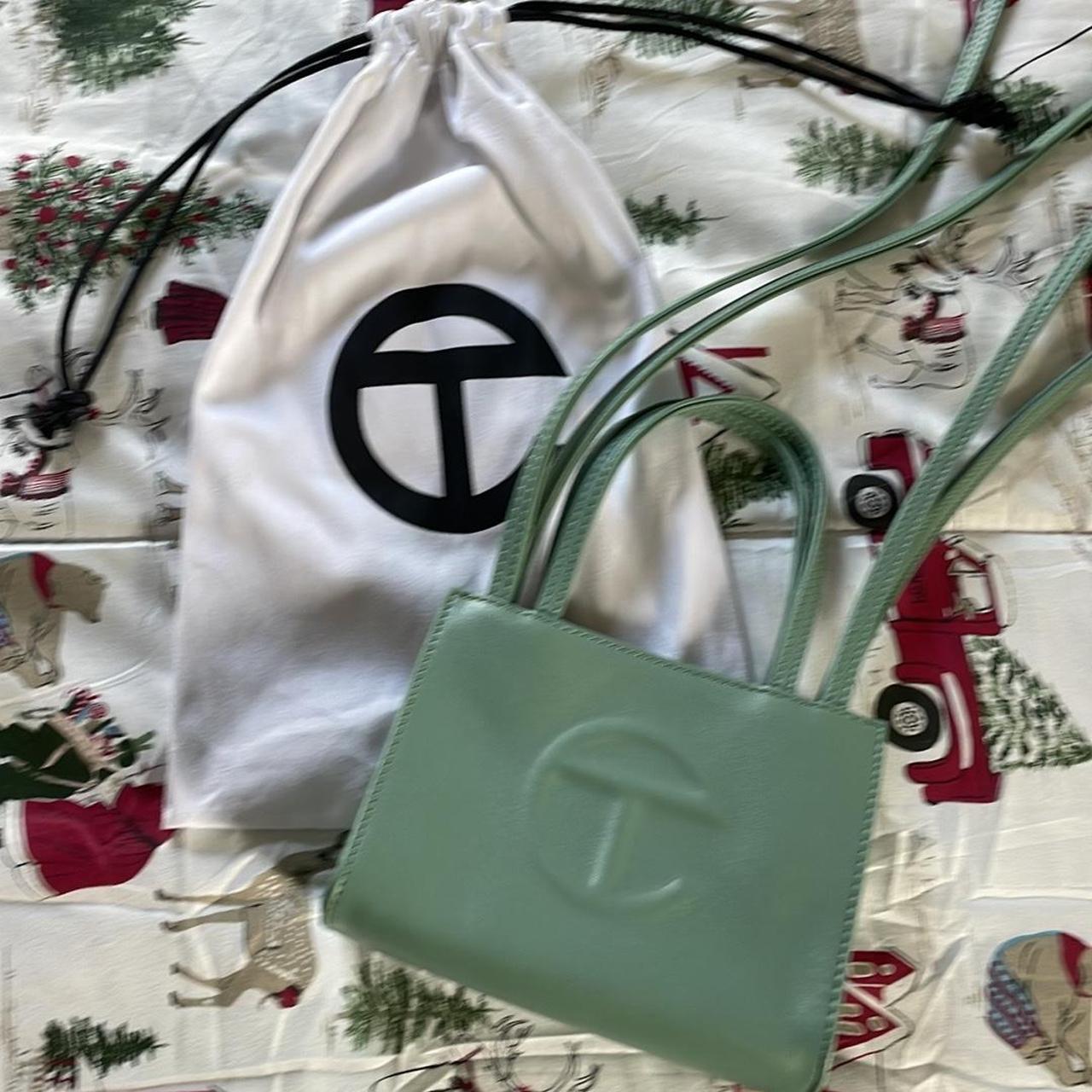 sage green telfar mini bag - Depop