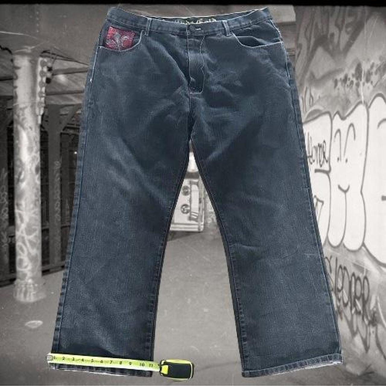 CRAZY JEANS NEVER SEEN BEFORE IN MY LIFE THE WRITING... - Depop