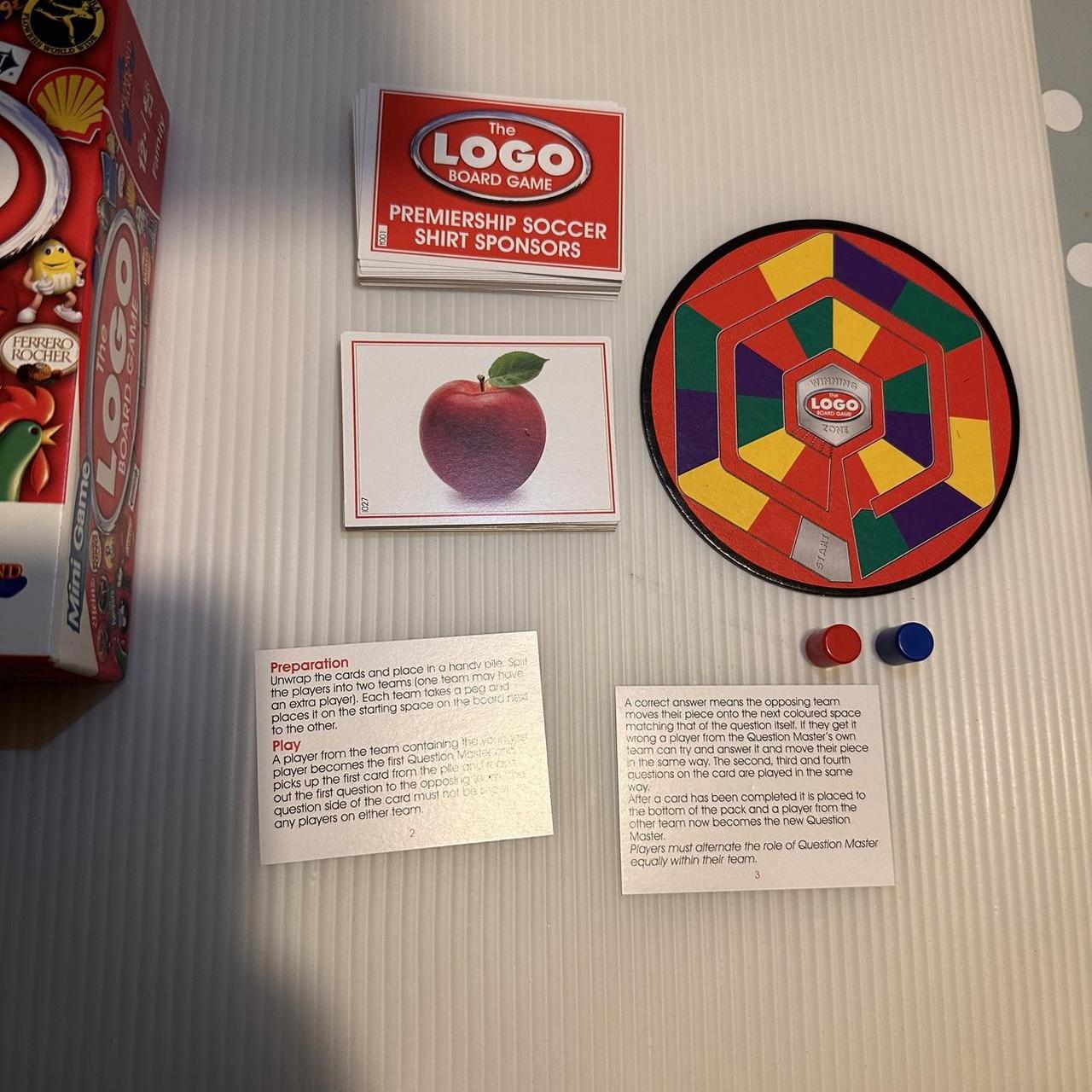 The logo board game Mini board game on a go Brand... - Depop