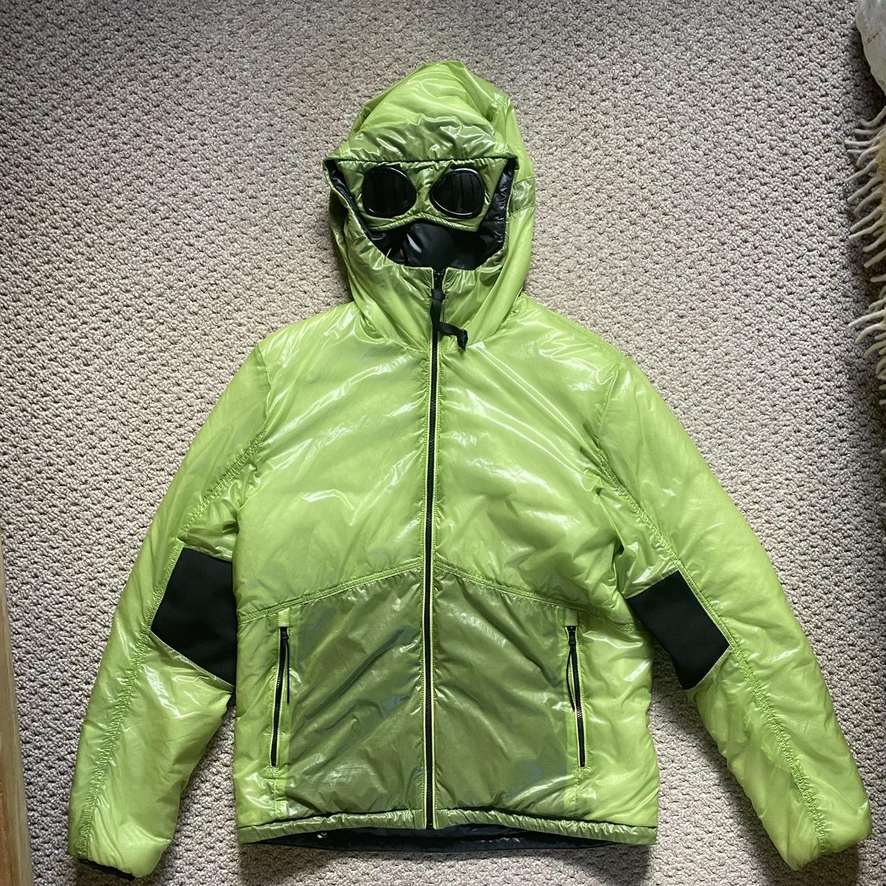 CP Company Green Primaloft Outline Goggle Puffer... - Depop