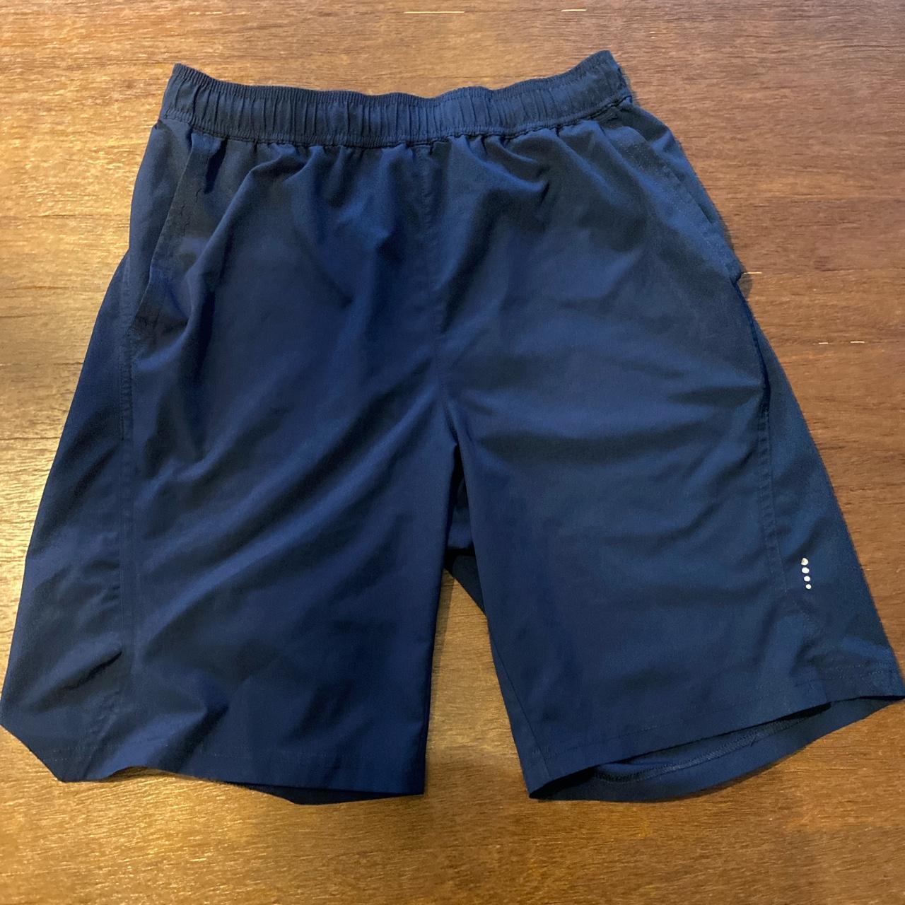 Navy balance collection athletic shorts -great... - Depop
