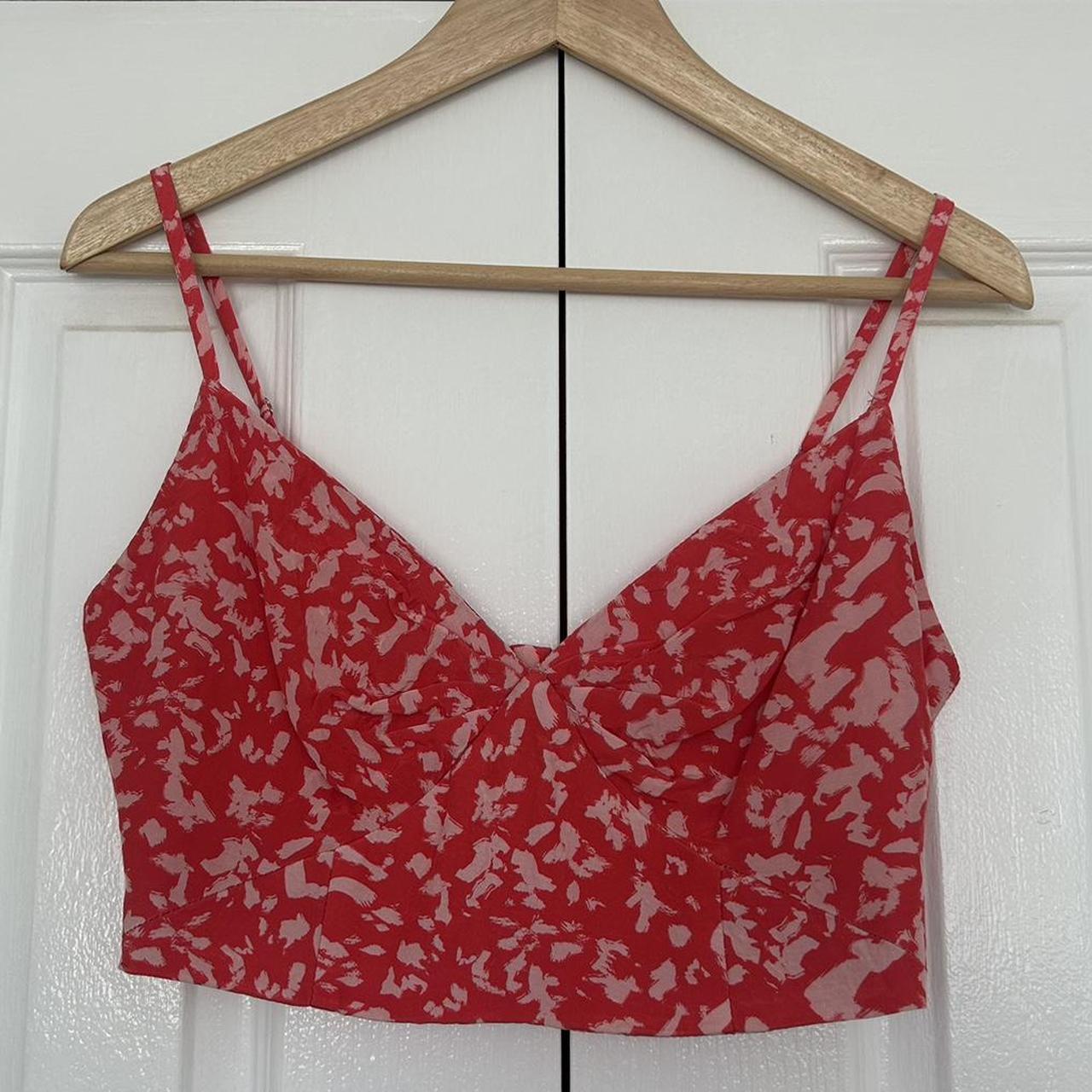 Kookai, Rio Crop Top, Red/White Size: 8 RRP: $60 - Depop